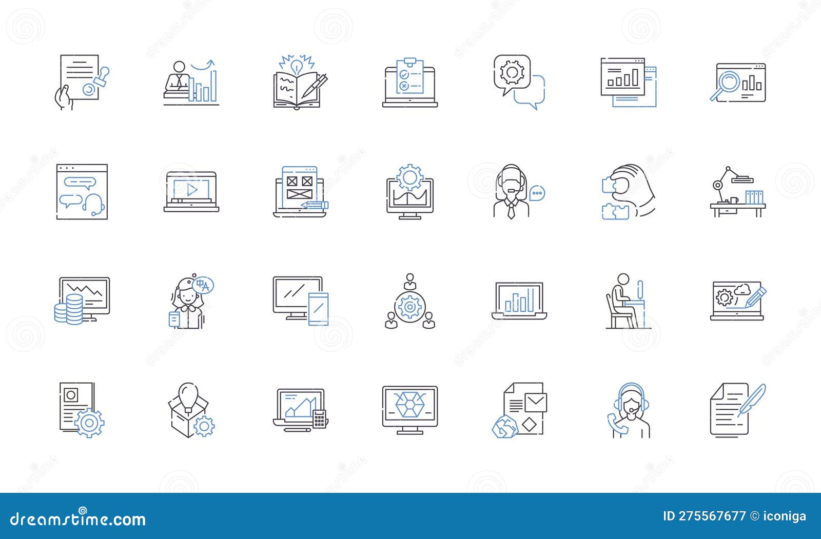Execution Line Icons Collection. Punishment, Death, Elimination ...