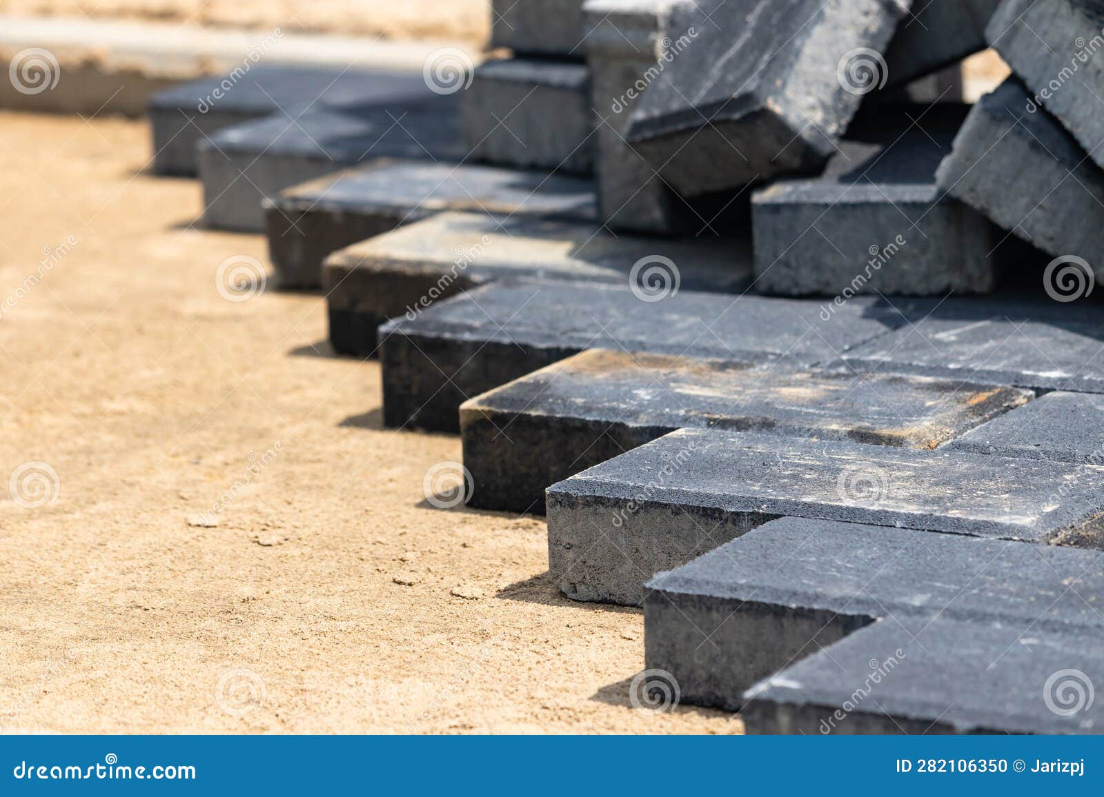 Leveling Pavers Royalty-Free Stock Image | CartoonDealer.com #9178078