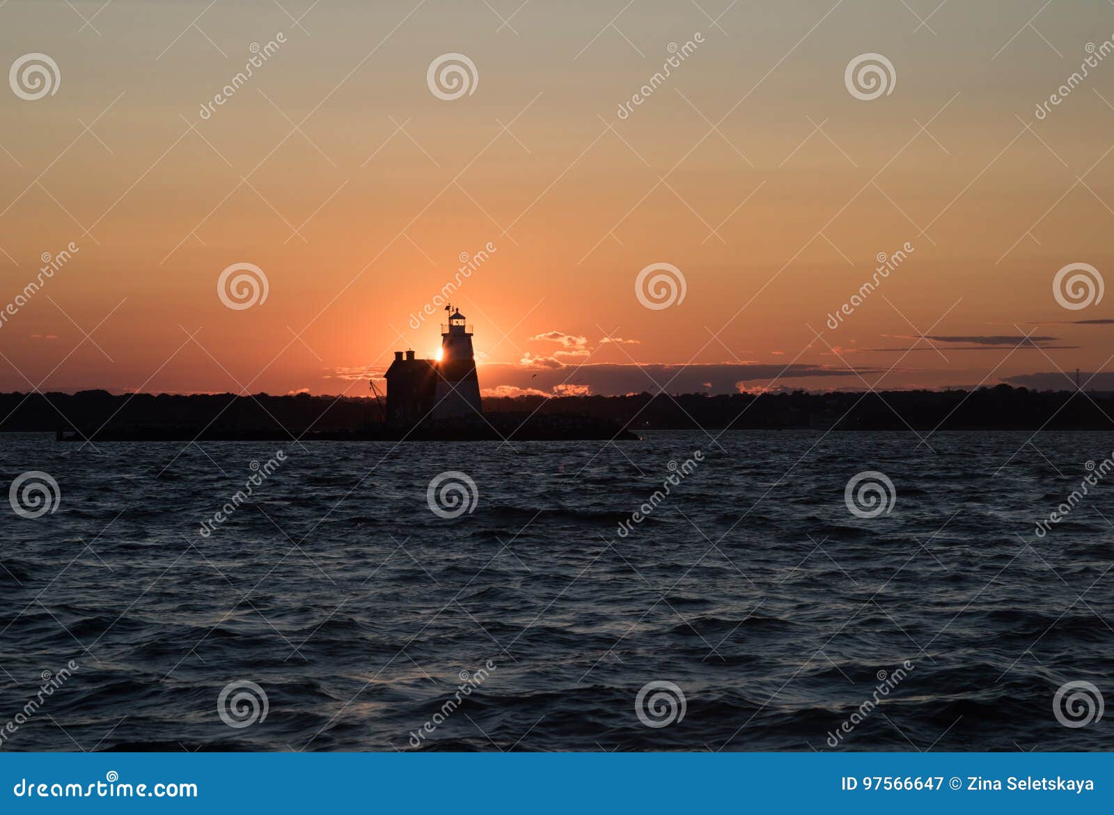 Execution rock lighthouse stock image. Image of nature - 97566647