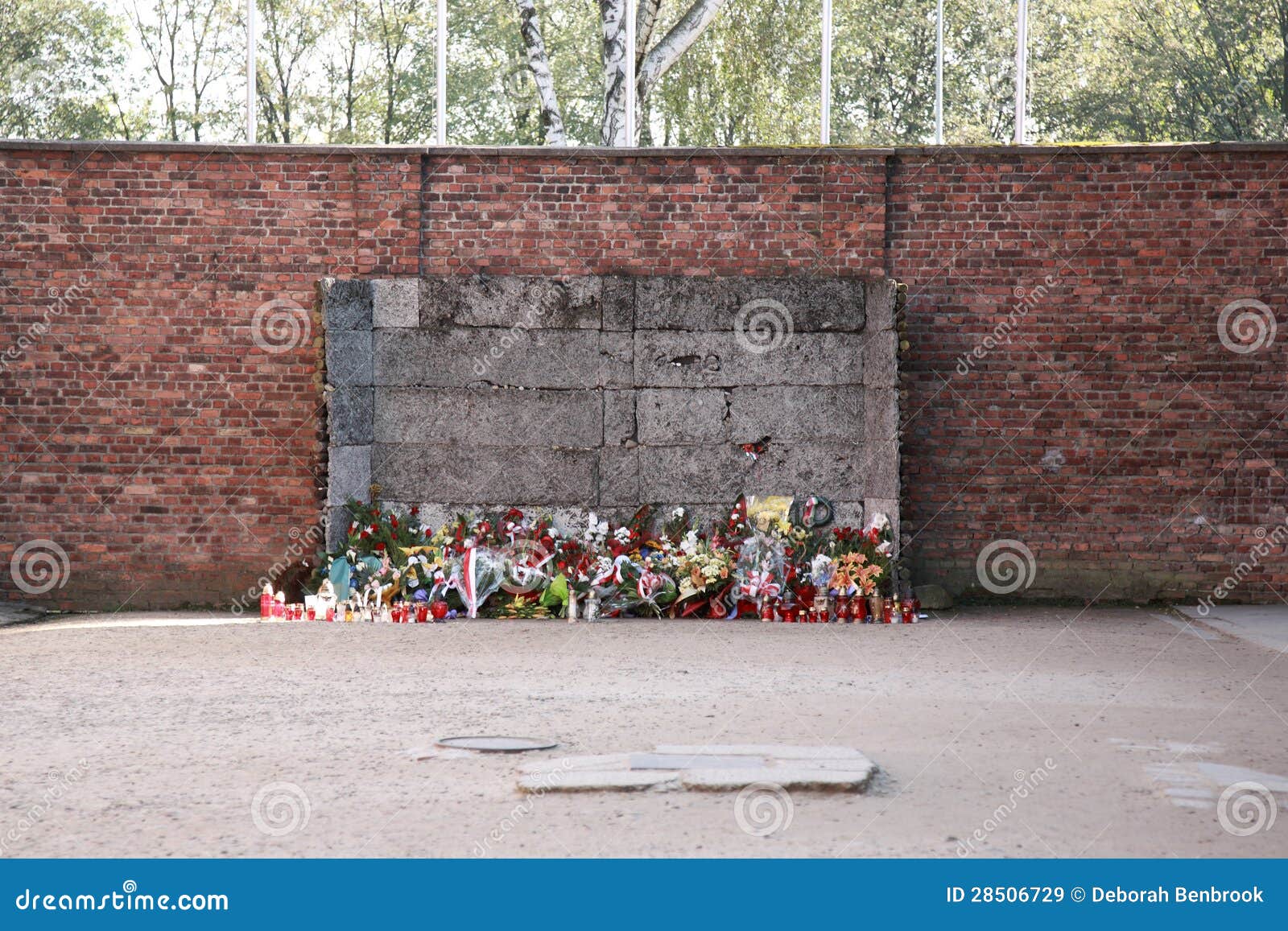 An Execution Wall At Auschwitz-Birkenau Concentration Camp At Oswiecim ...