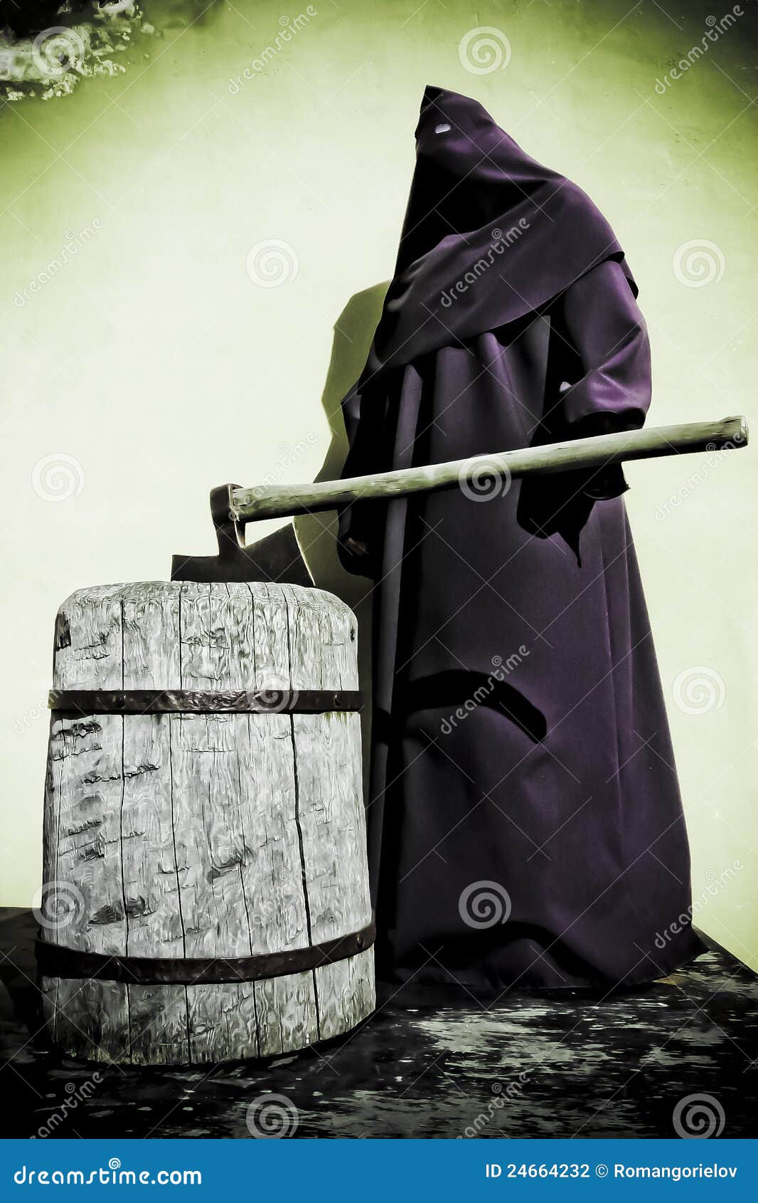 Executioner stock photo. Image of hood, ruthless, costume - 24664232