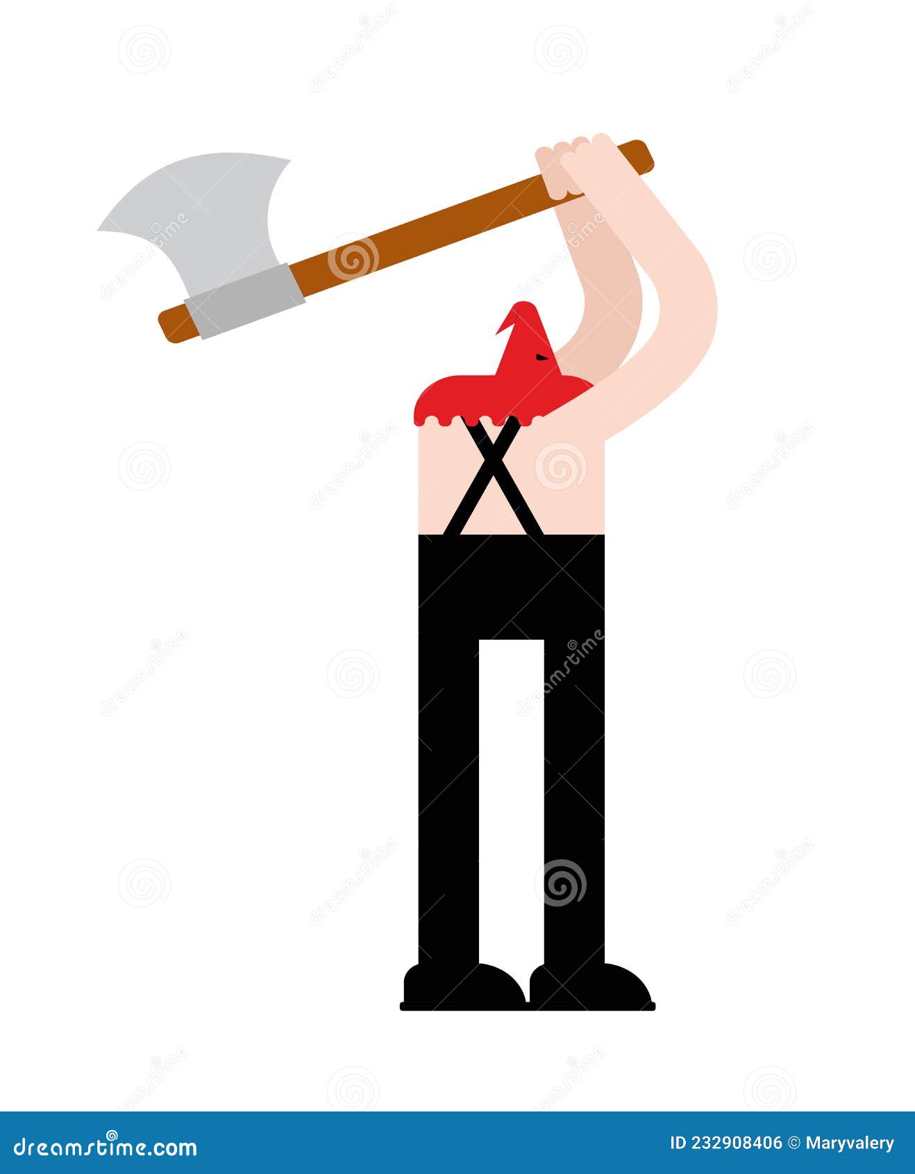 Masked Executioner Symbol. Execution Vector Illustration ...