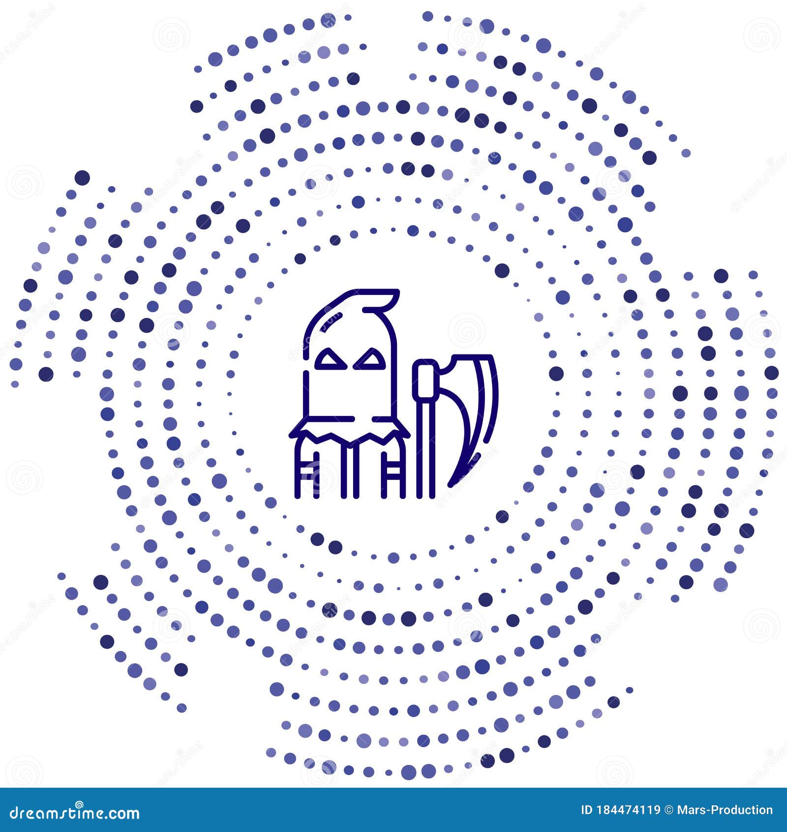 Executioner Vector Icon. Executioner Editable Stroke Stock Vector ...