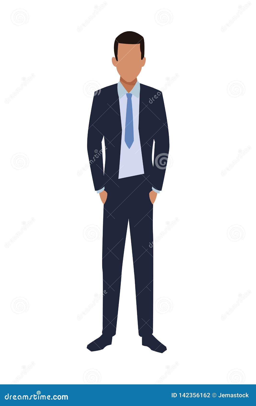Executive business cartoon stock vector. Illustration of professional ...