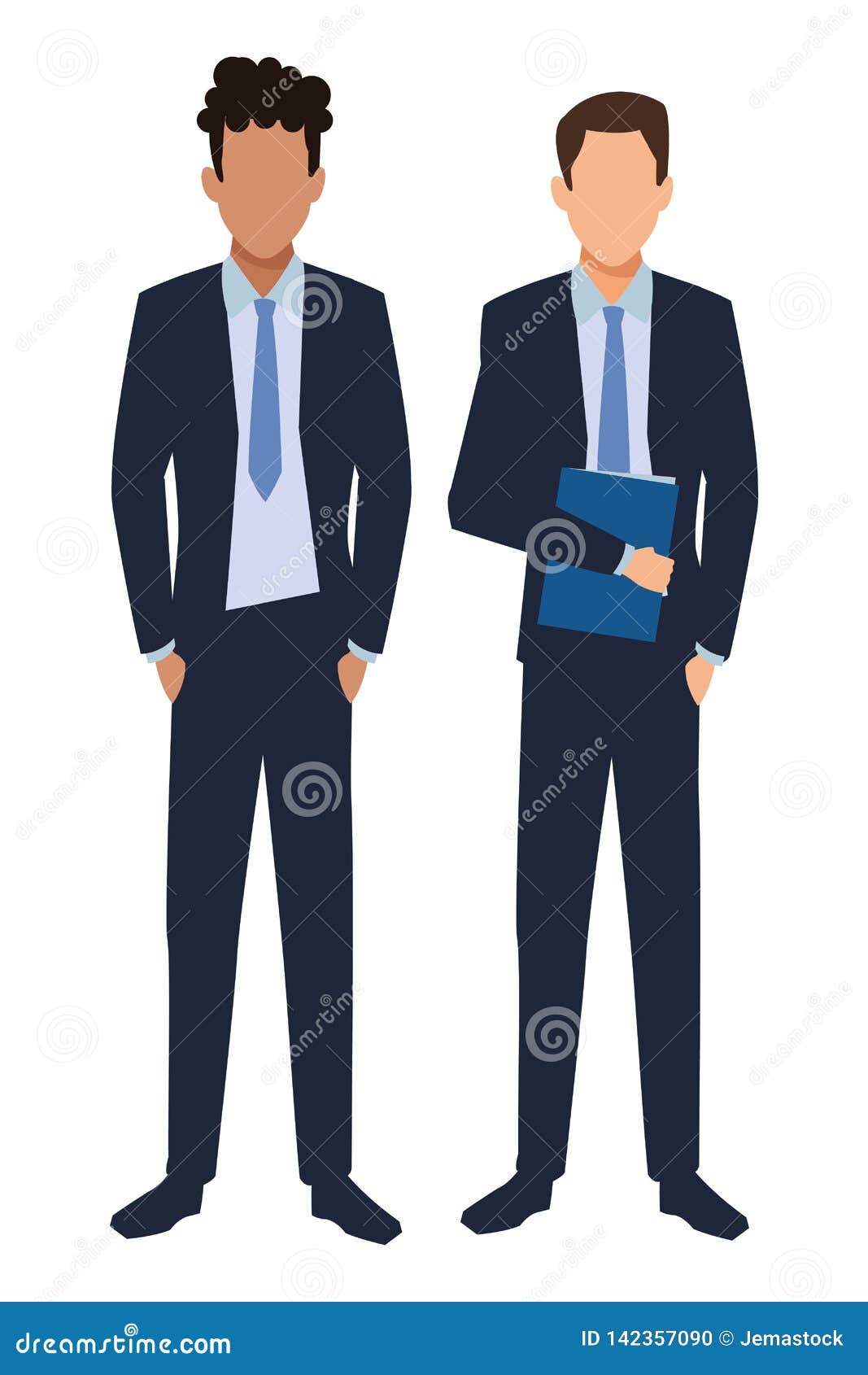 Executive business cartoon stock vector. Illustration of businesspeople ...