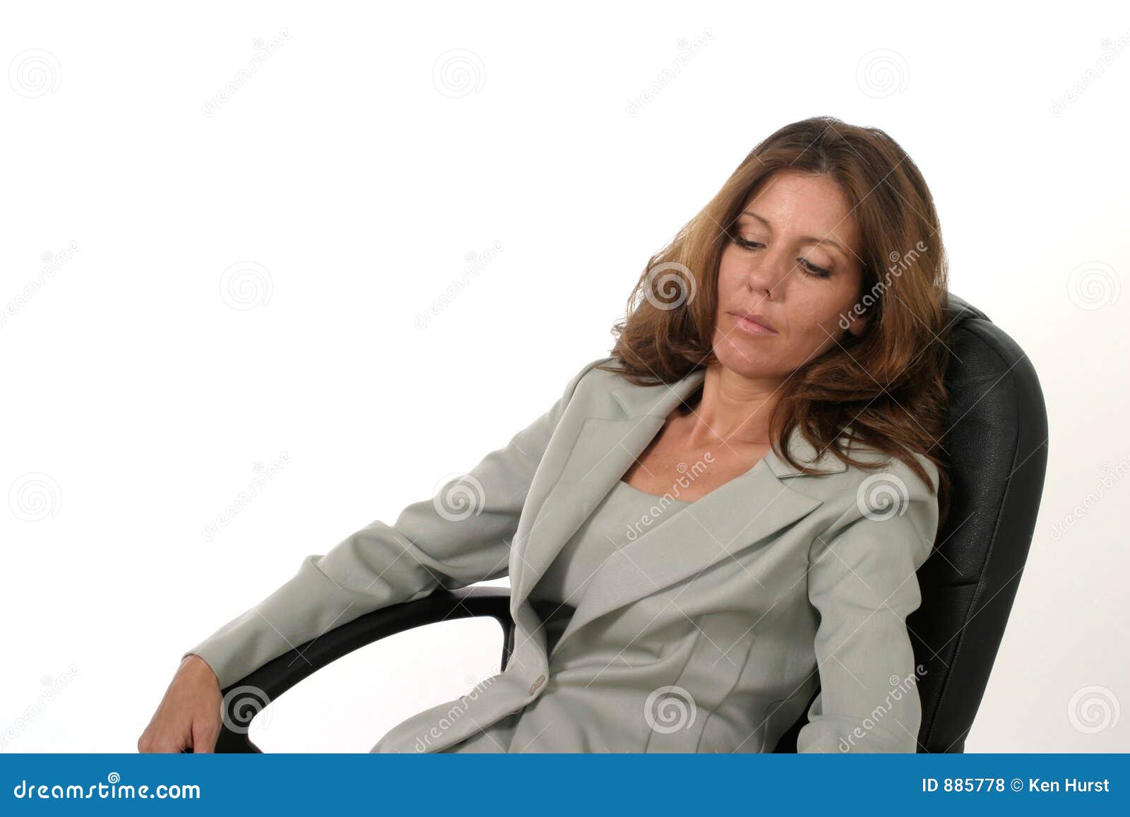Executive Business Woman Relaxing Stock Photo - Image of business ...