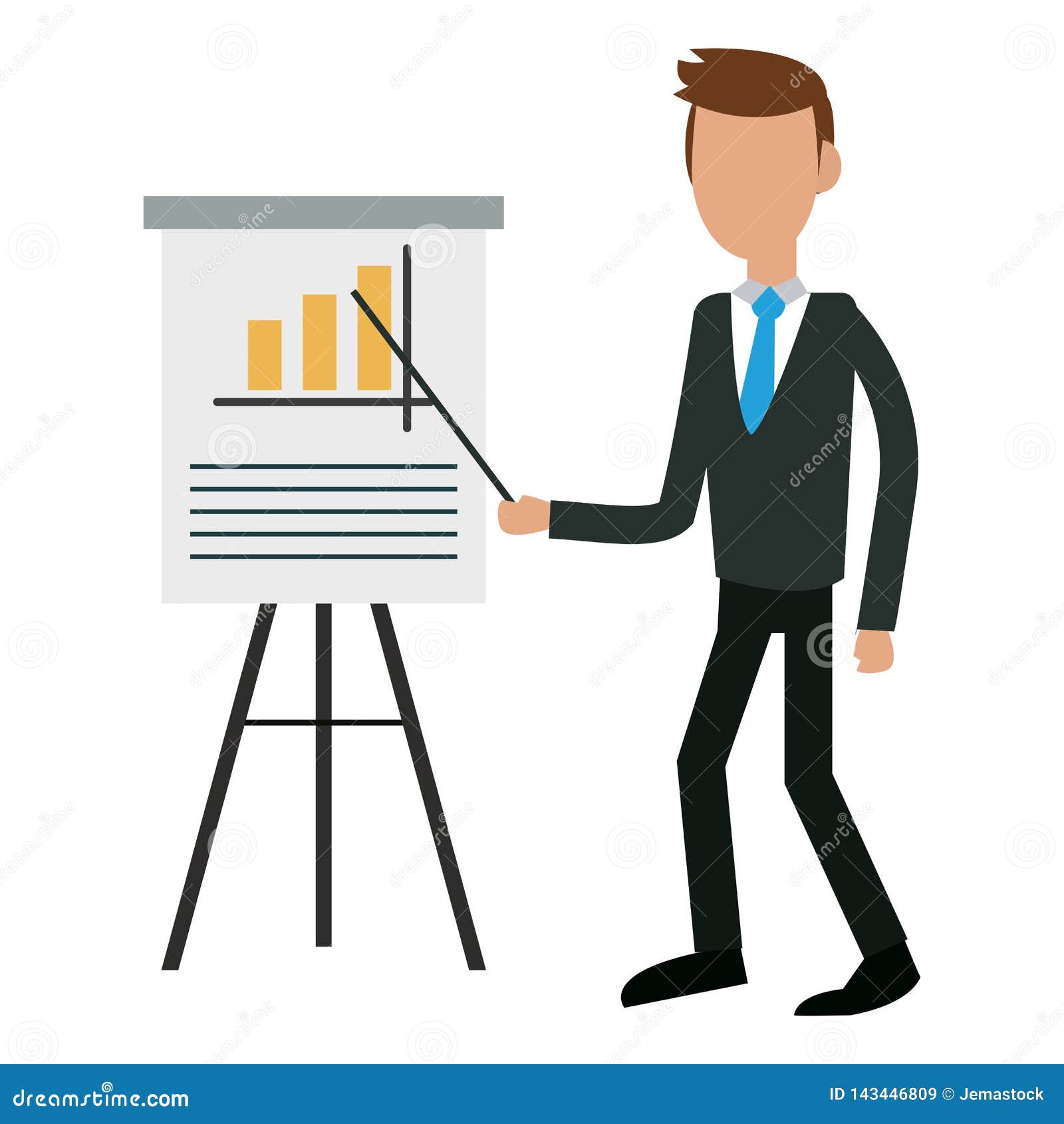 Executive Businessman Avatar Stock Vector - Illustration of human, work ...