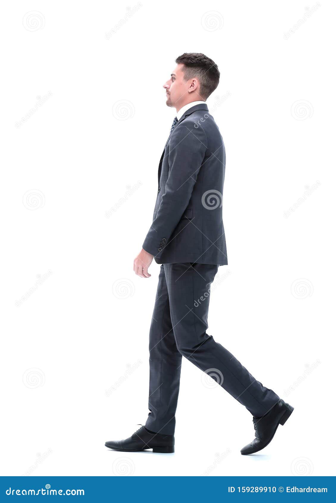 Executive Businessman is Moving Forward Confidently Stock Photo - Image ...