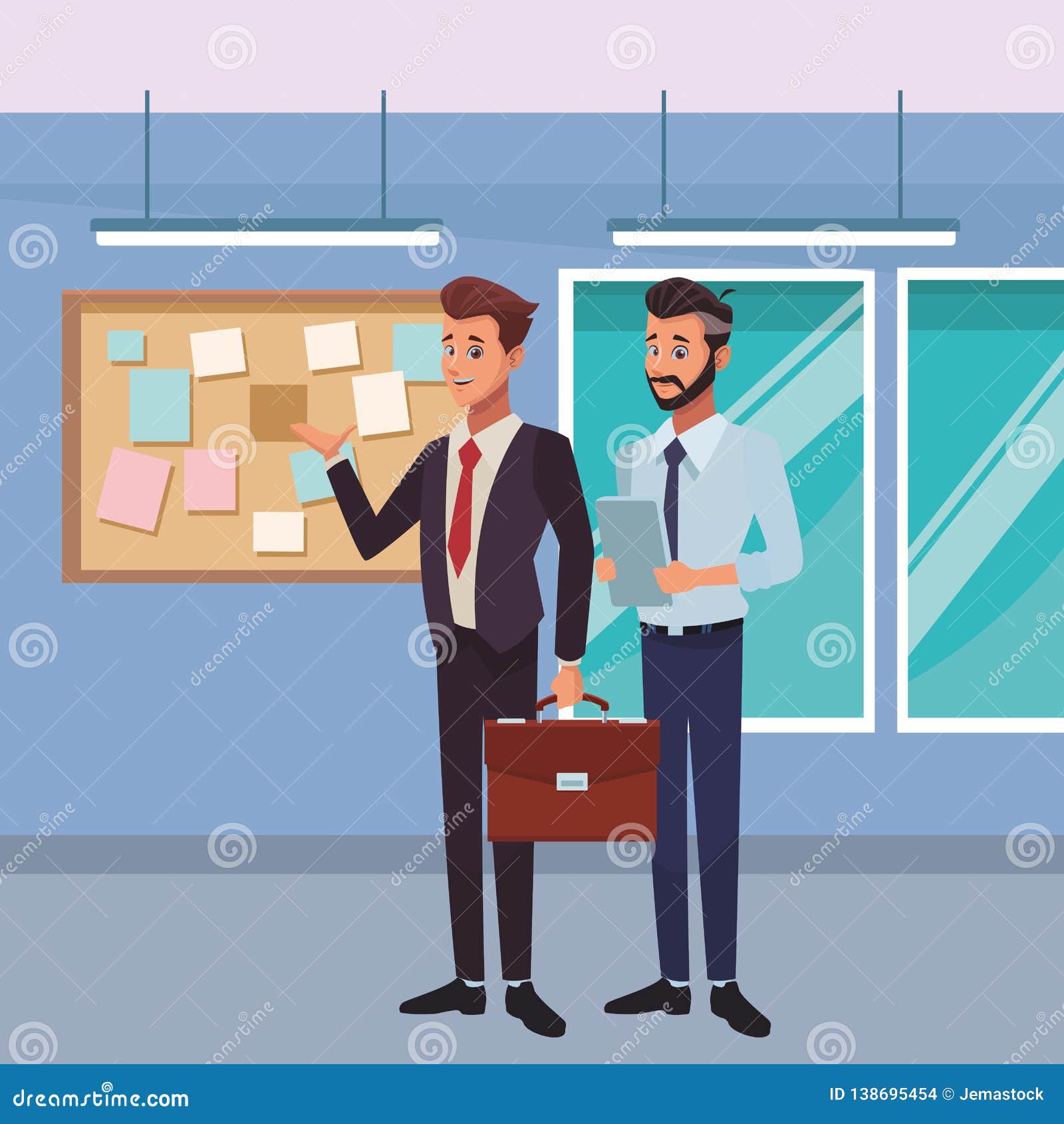 Executive Businessmen Cartoon Stock Vector - Illustration of adult ...