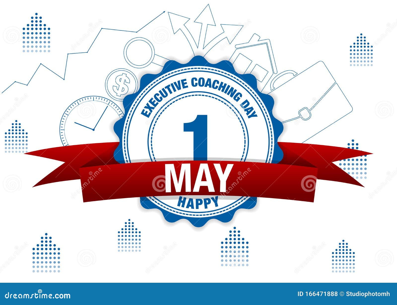 Executive Coaching Day. Simple Vector Modern Design Illustration Stock ...