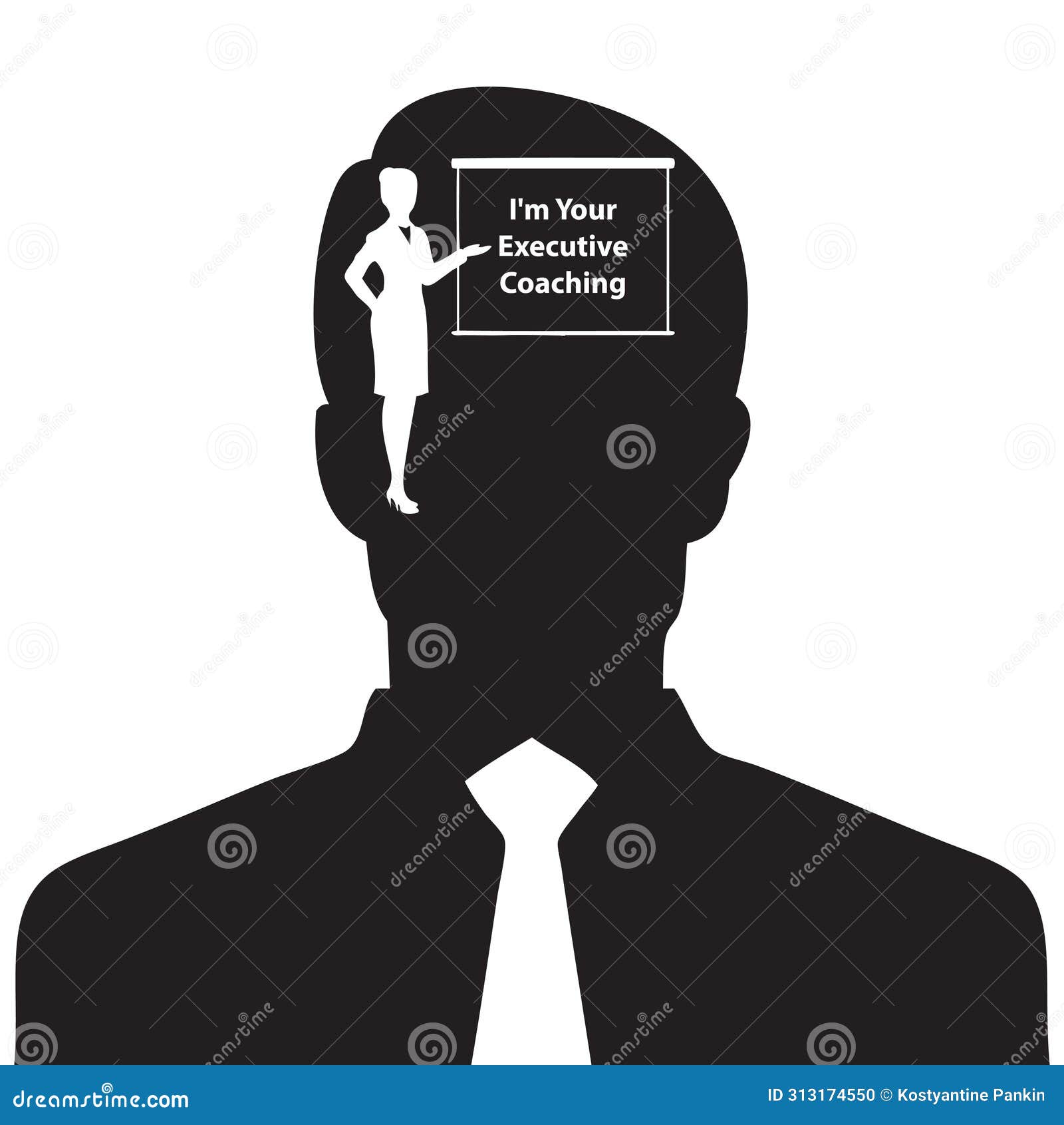 Executive Coaching stock vector. Illustration of training - 313174550