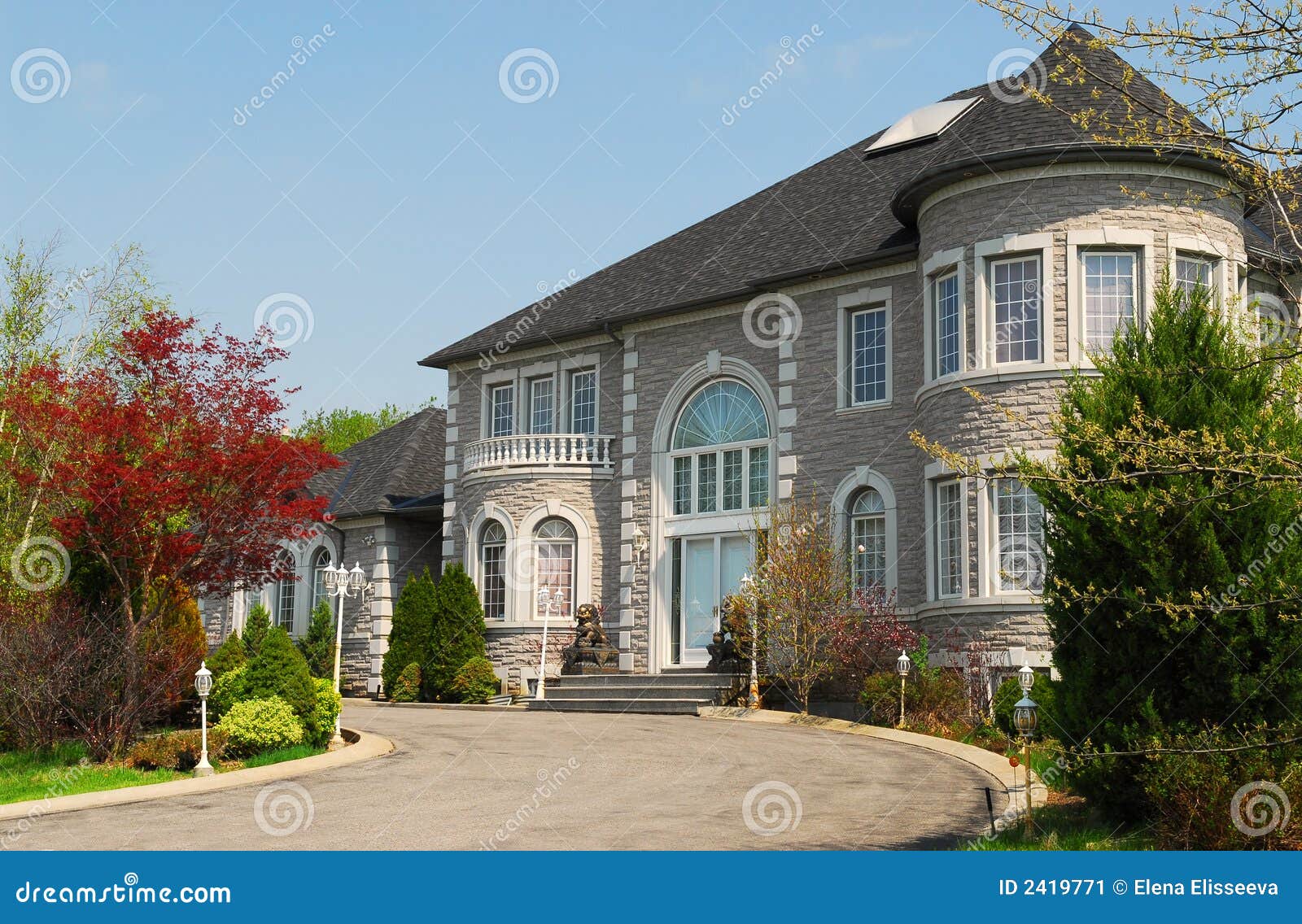 Executive home stock image. Image of beautiful, expensive - 2419771
