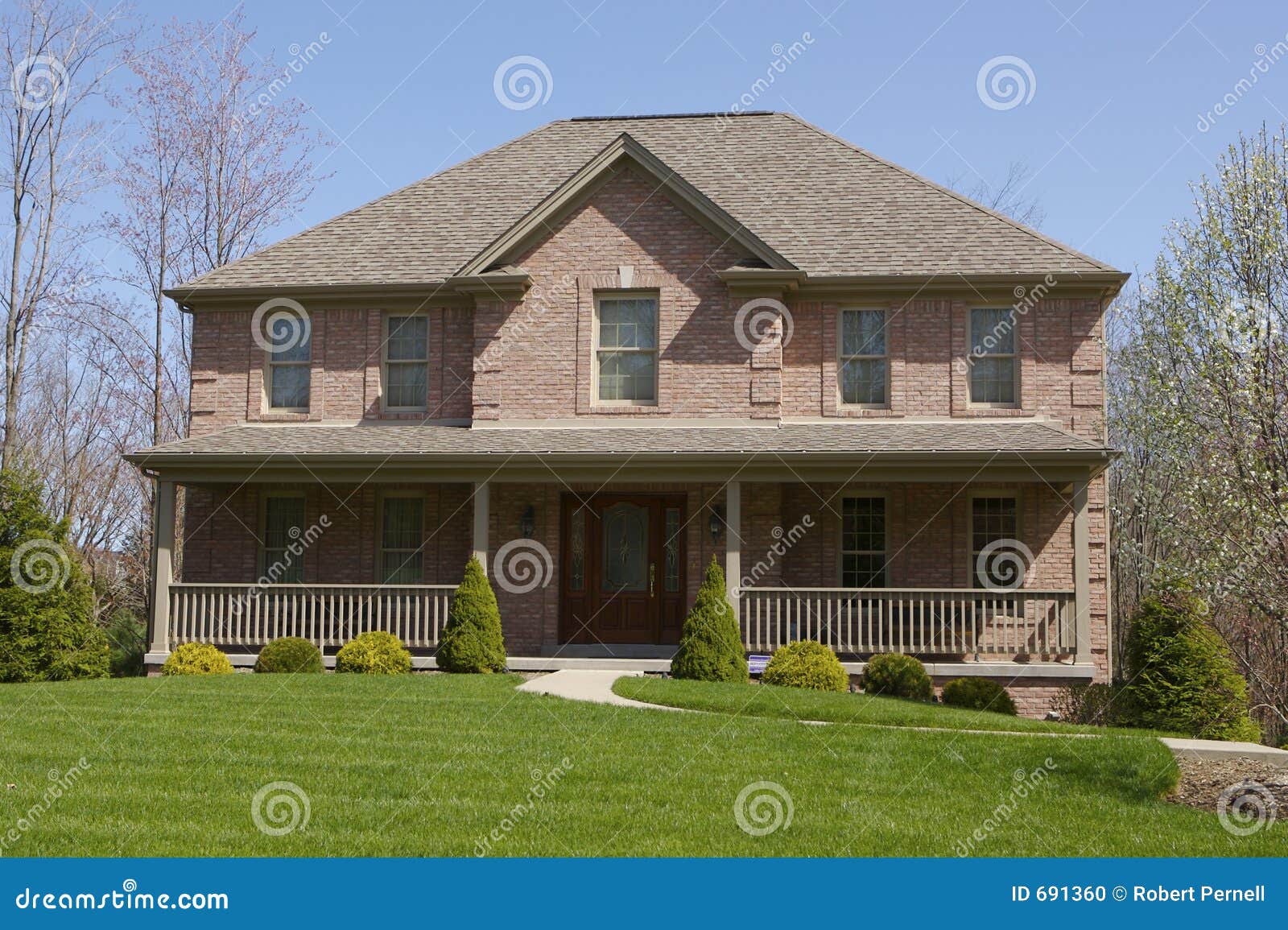 Executive Home stock photo. Image of real, residential - 691360