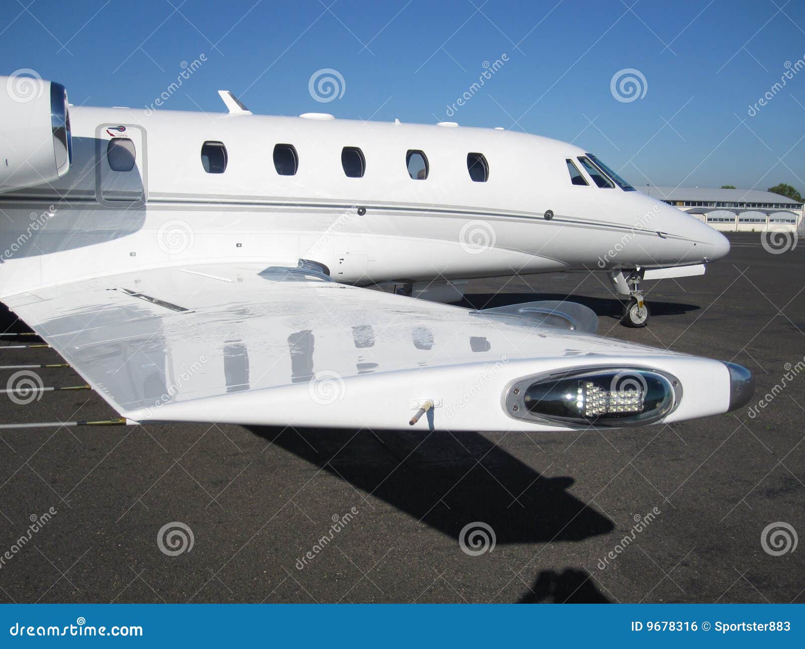 Executive Jet Aircraft stock photo. Image of aviation - 9678316