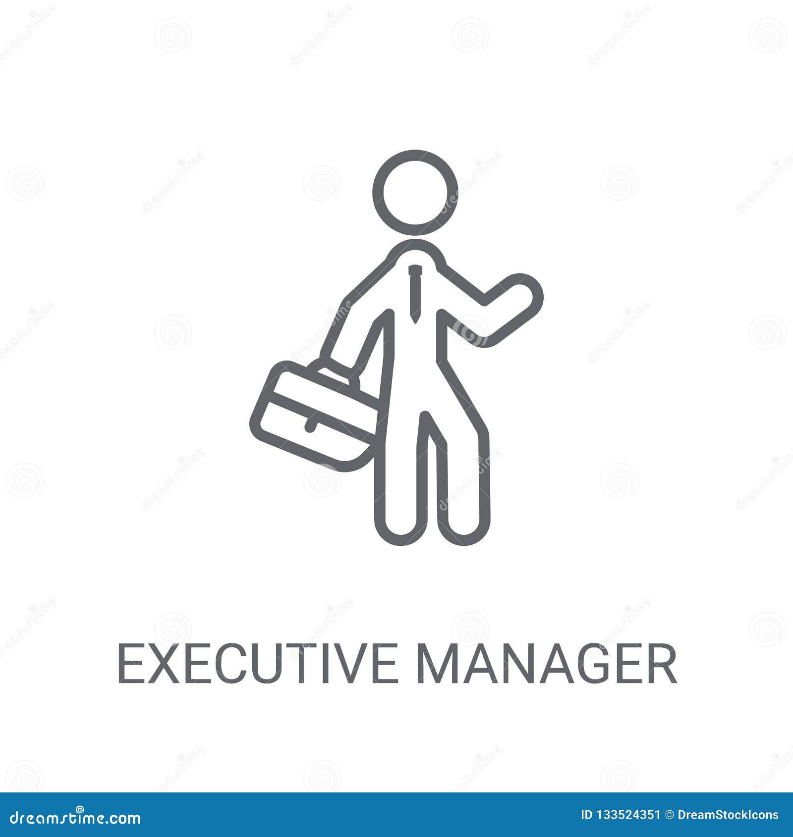 Executive Manager Icon. Trendy Executive Manager Logo Concept on Stock ...