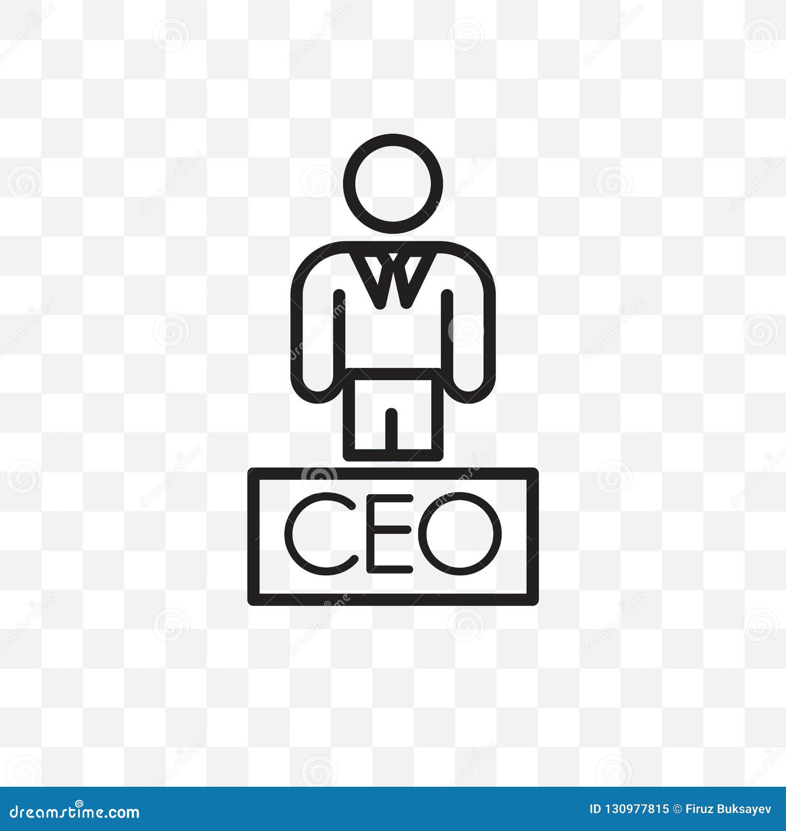 Executive Linear Icons, Signs, Symbols Vector Line Illustration Set ...