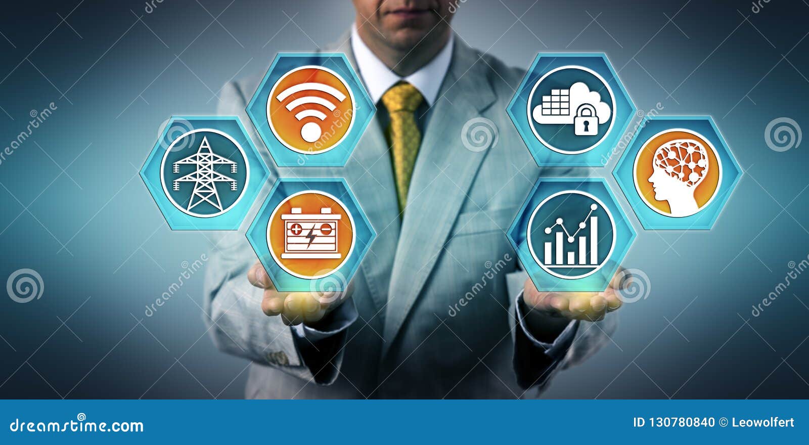 Executive Managing Battery Backup Power Pack Stock Photo - Image of ...