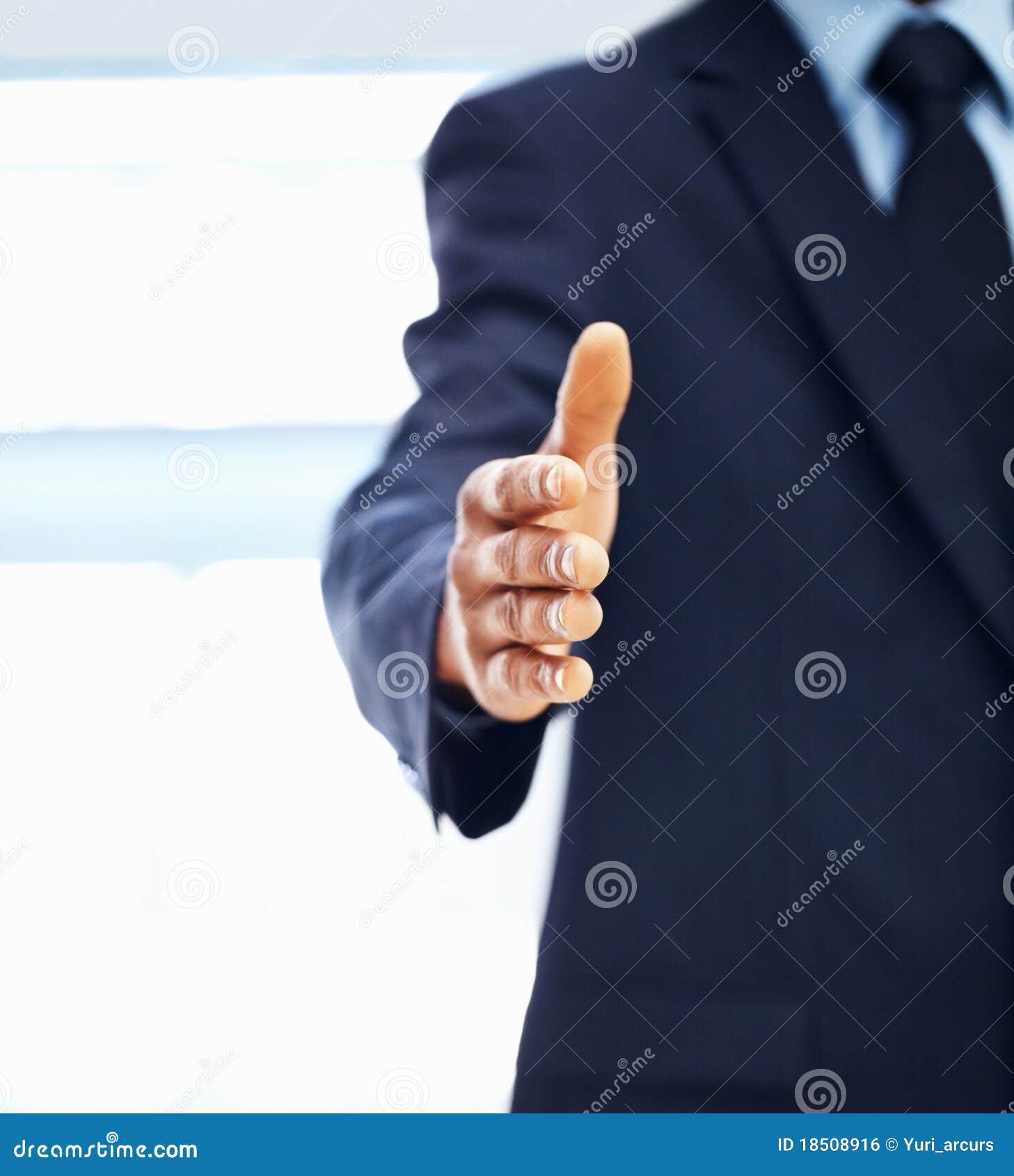 Executive Offering Hand To Shake Stock Photo - Image of agreement ...