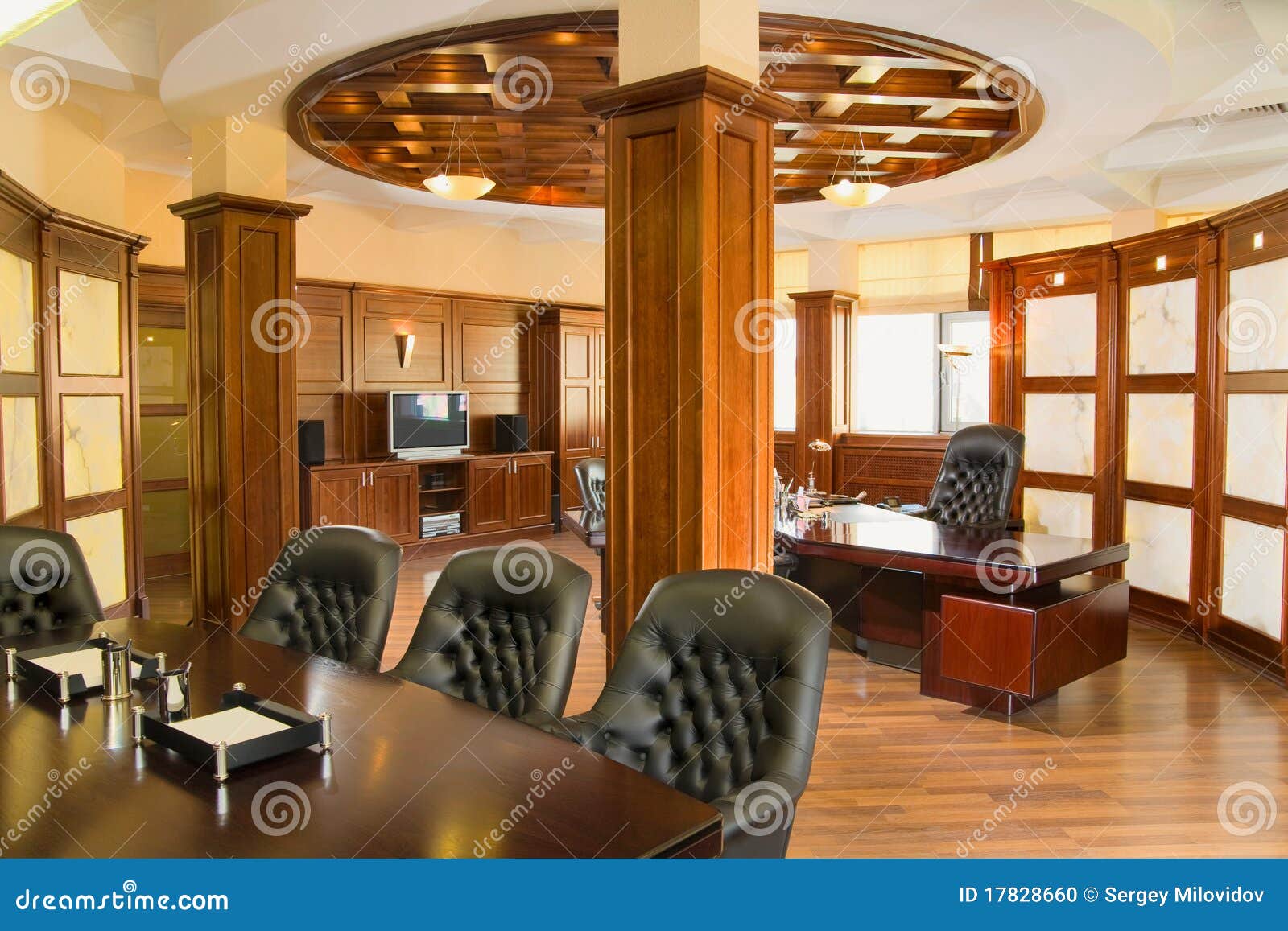 Executive office stock photo. Image of business, light - 17828660