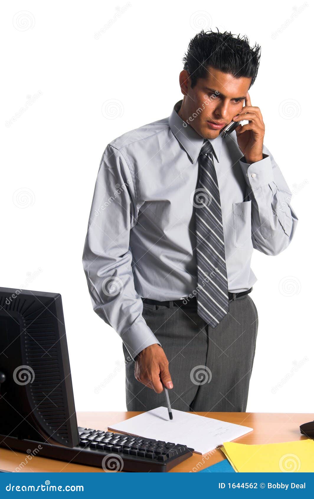 Executive Office Call stock photo. Image of male, adult - 1644562