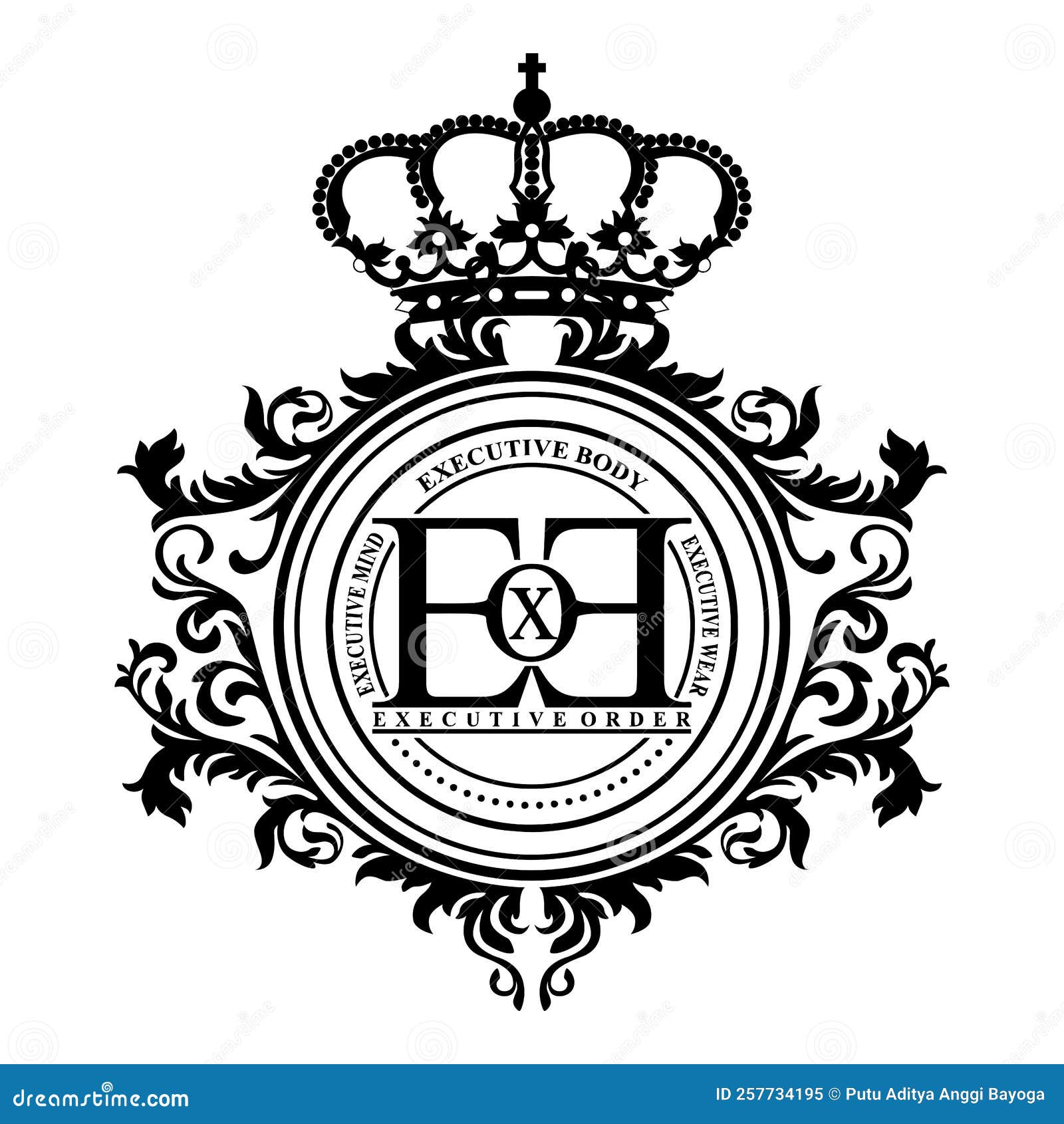 Executive Order Decorative Logo Stock Vector - Illustration of ...