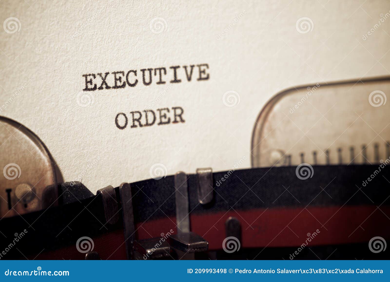 Executive order text stock photo. Image of sentence - 209993498