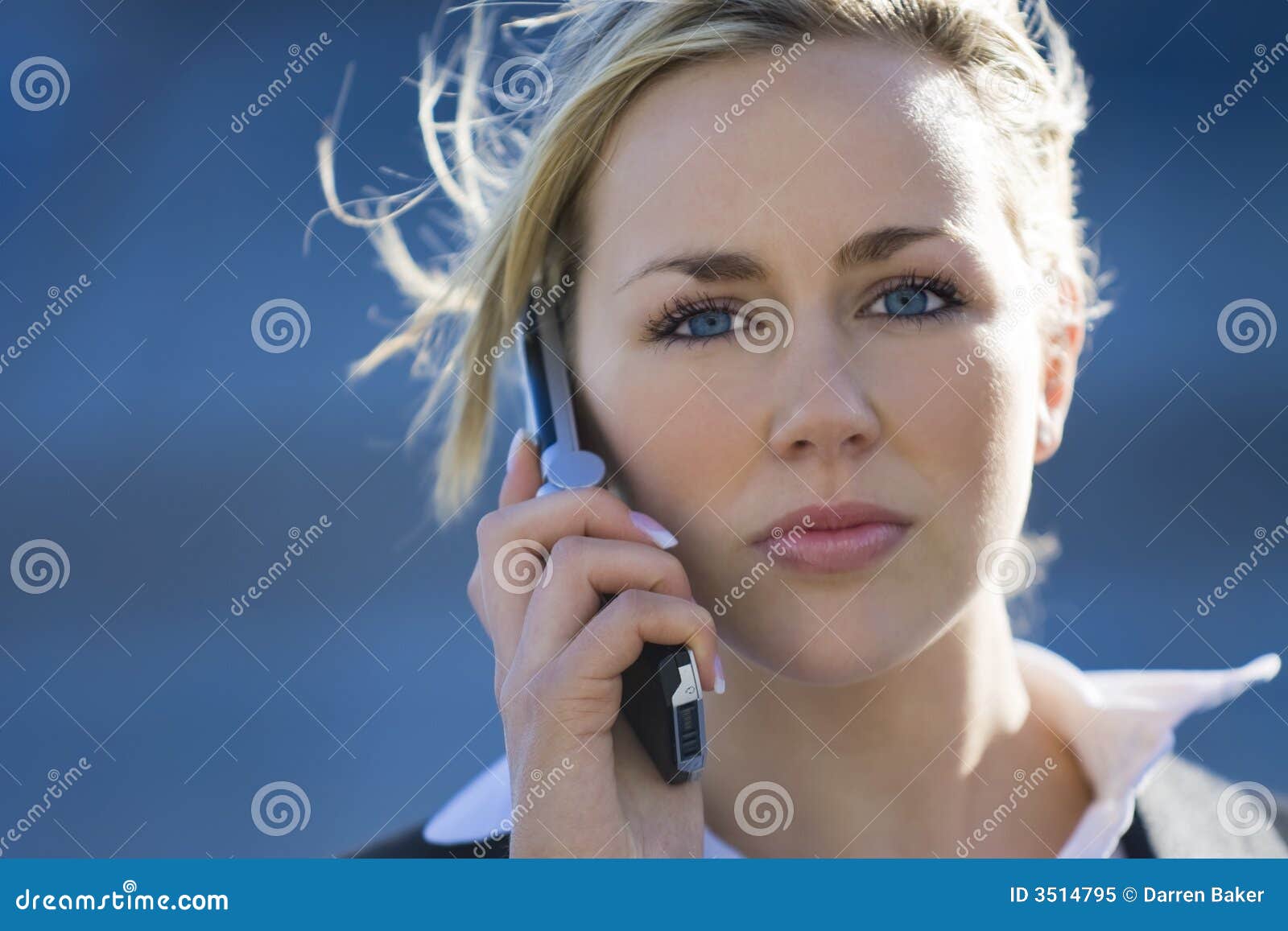 Executive Phonecall stock image. Image of beauty, perfection - 3514795