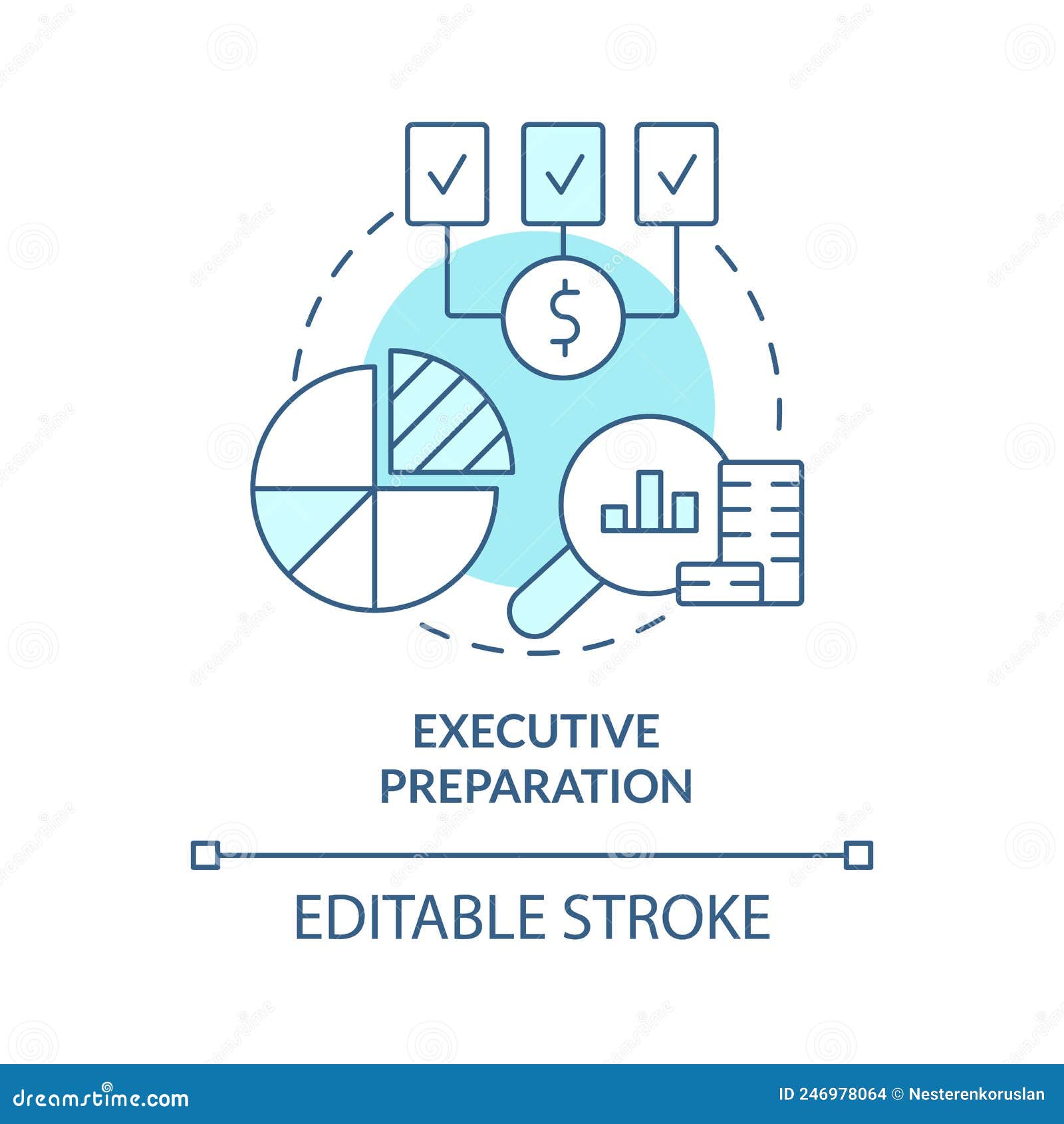 Budgeting Process Circle Infographic Template Cartoon Vector ...