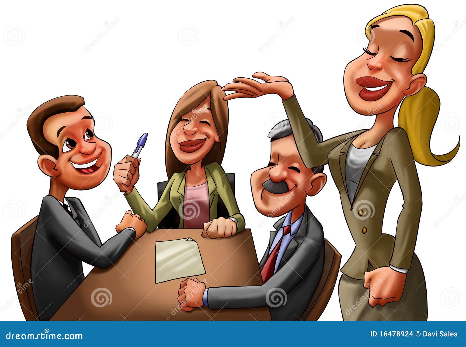 Business Reunion Vector Concept Color Illustration | CartoonDealer.com ...