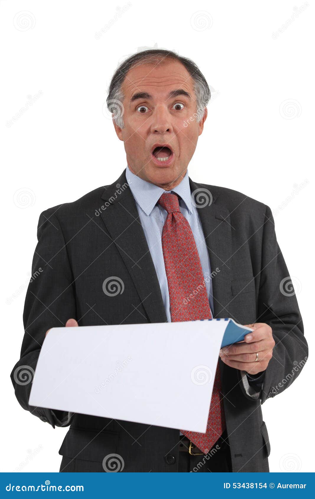 Executive Shocked by Results Stock Photo - Image of official, personal ...