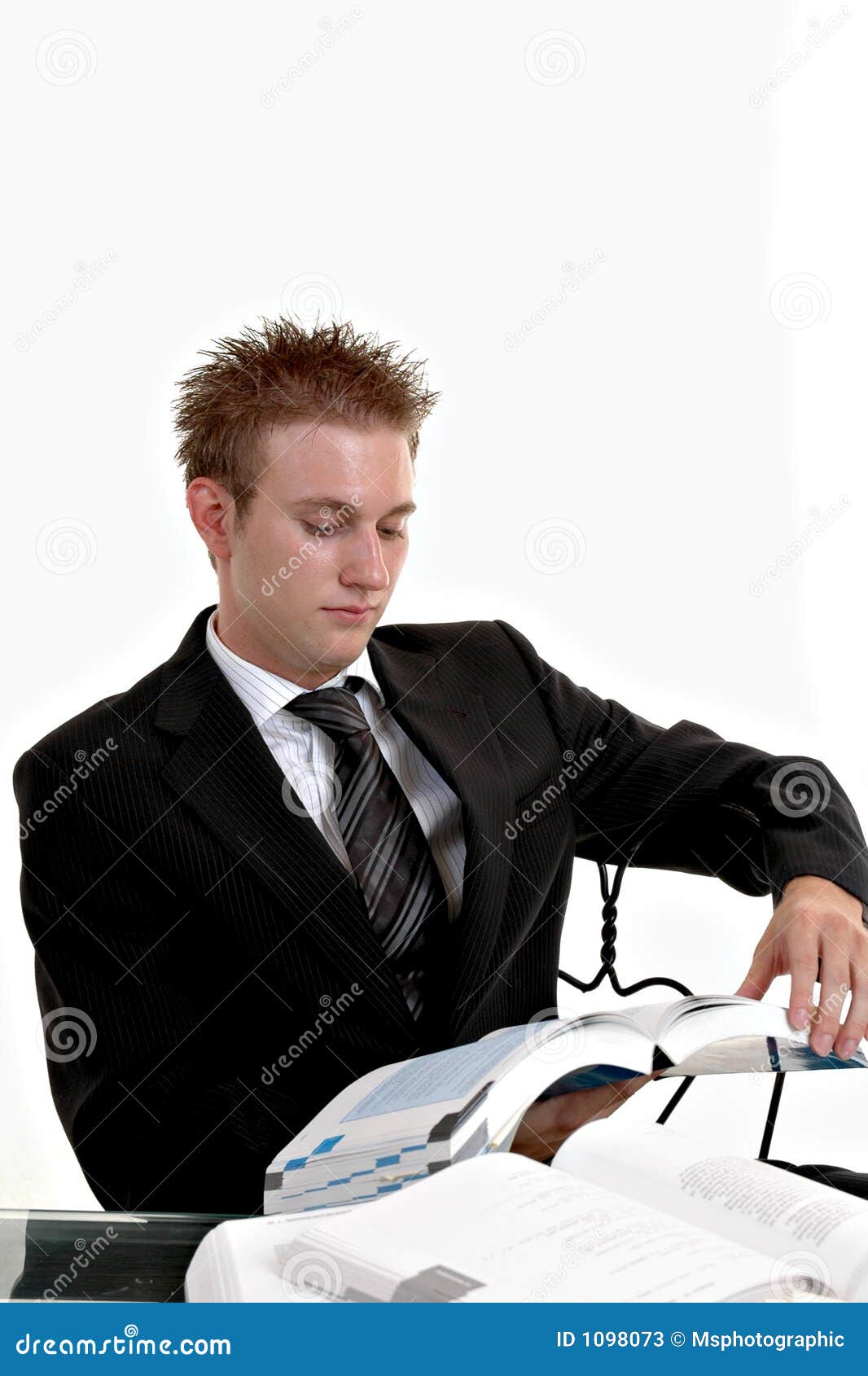 Executive Study stock image. Image of research, desk, student - 1098073