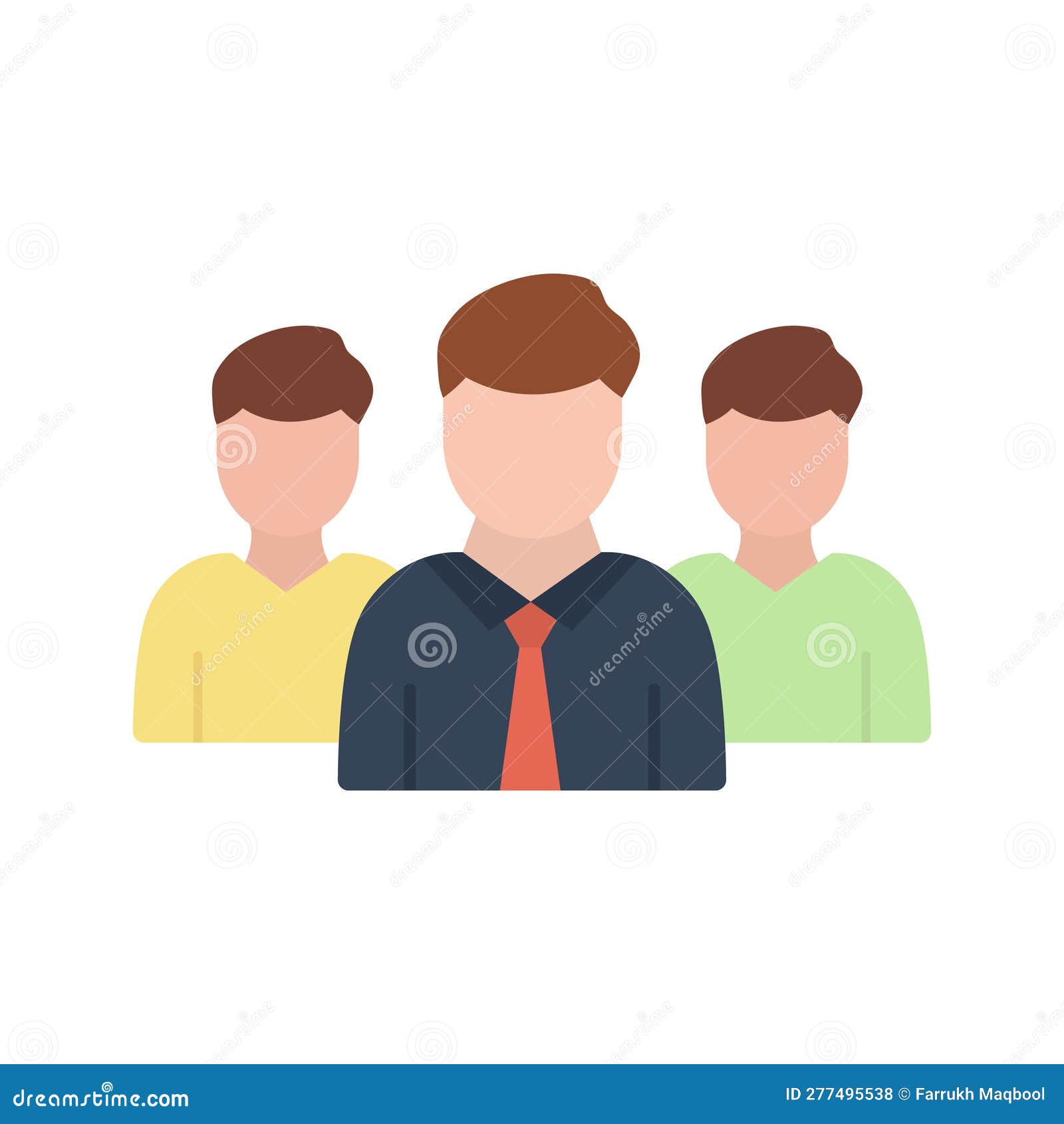 Executive Team Icon Vector Image. Stock Vector - Illustration of group ...