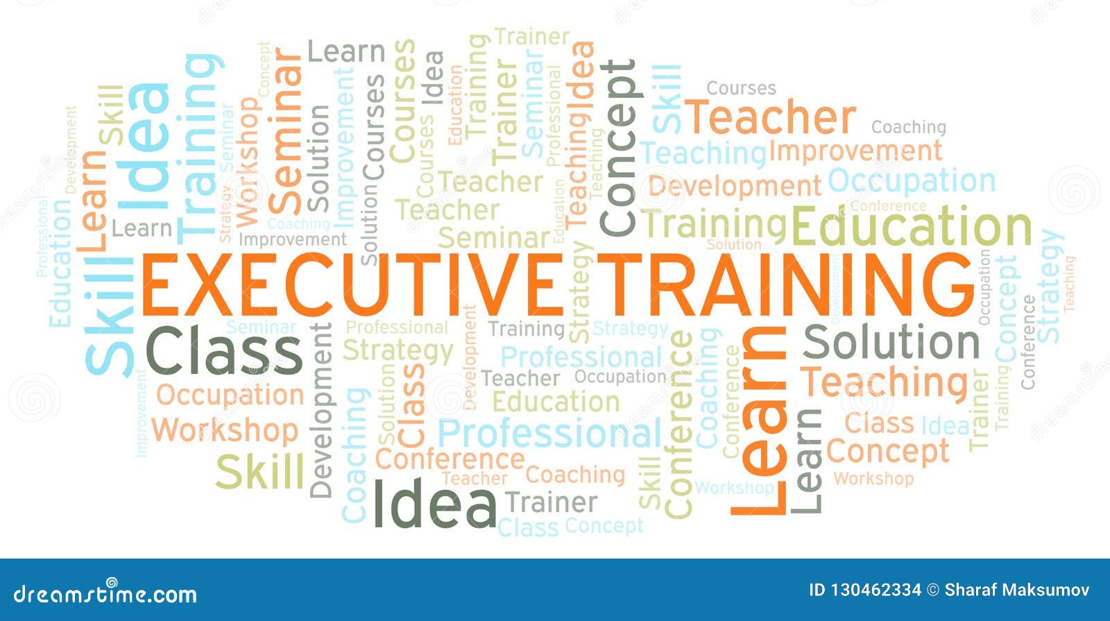 Executive Training Line Icons Collection. Leadership, Management ...