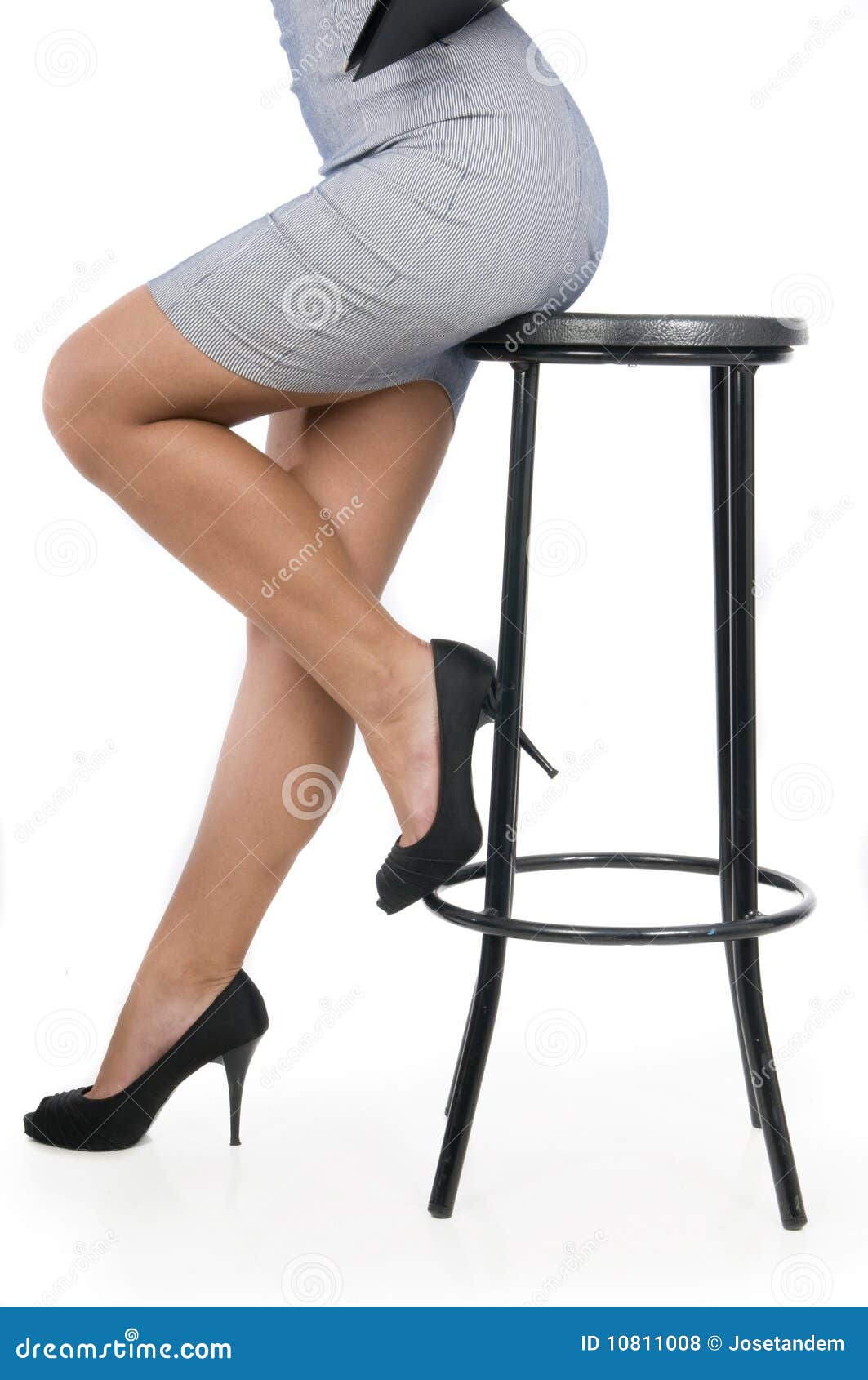 Executive Woman Legs in a Chair Stock Photo - Image of front, positive ...