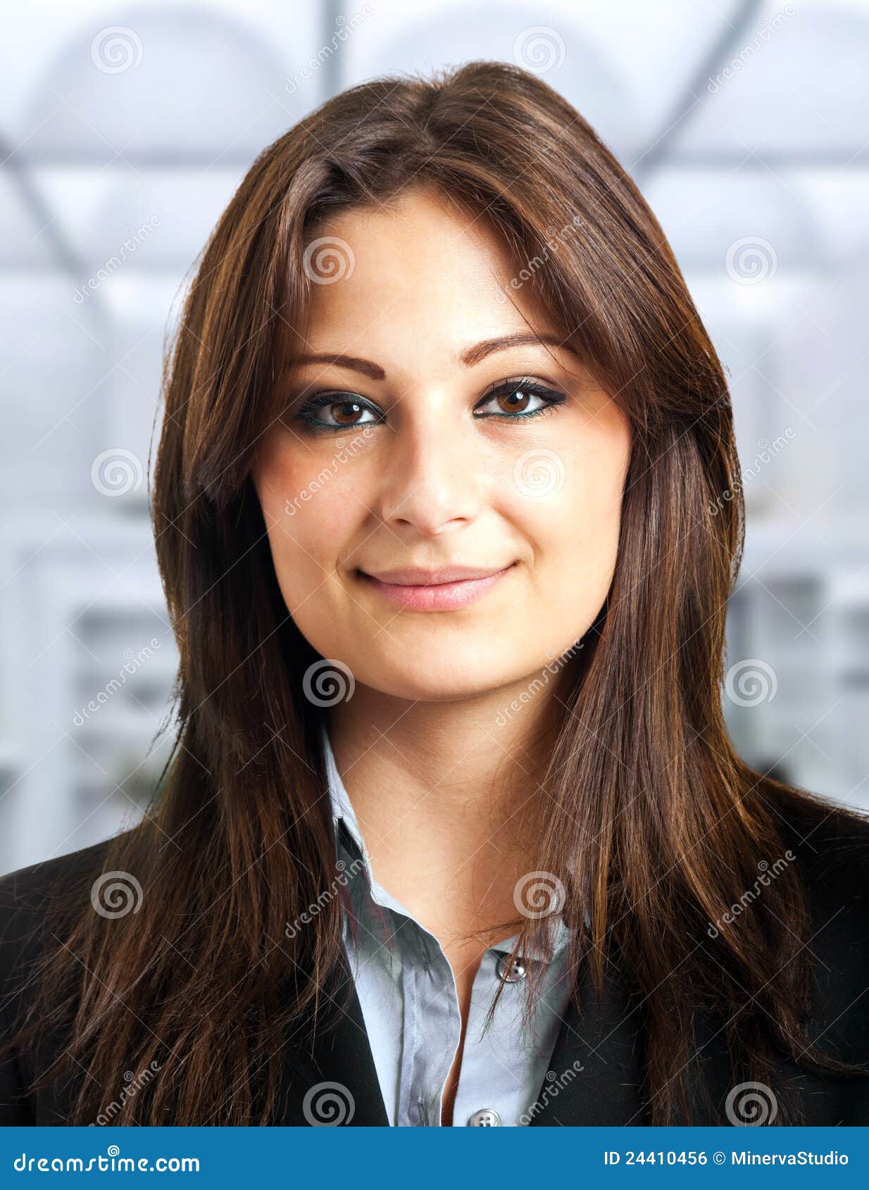 Executive woman portrait stock photo. Image of person - 24410456