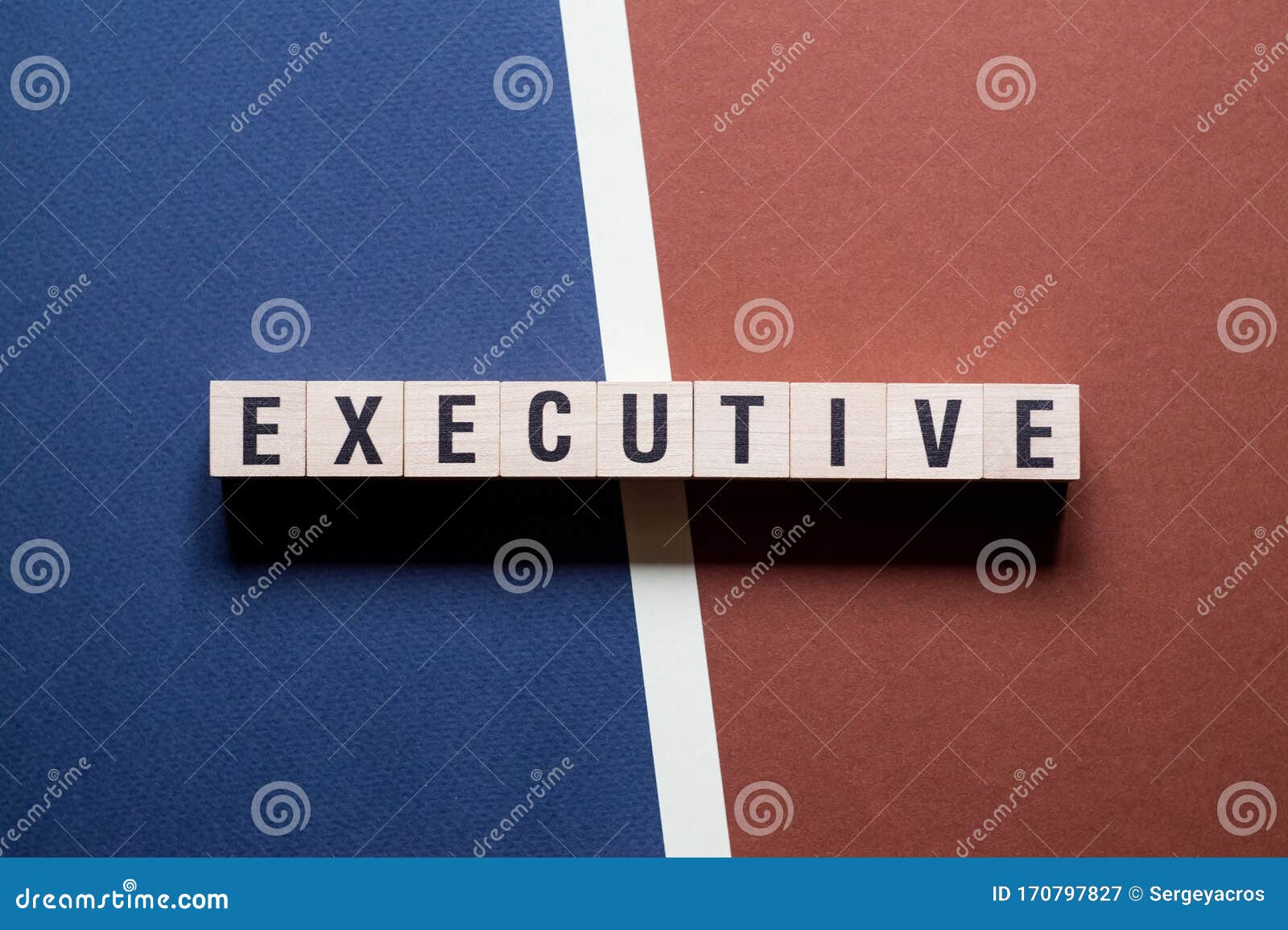 Executive Word Concept on Cubes Stock Image - Image of executive, cloud ...