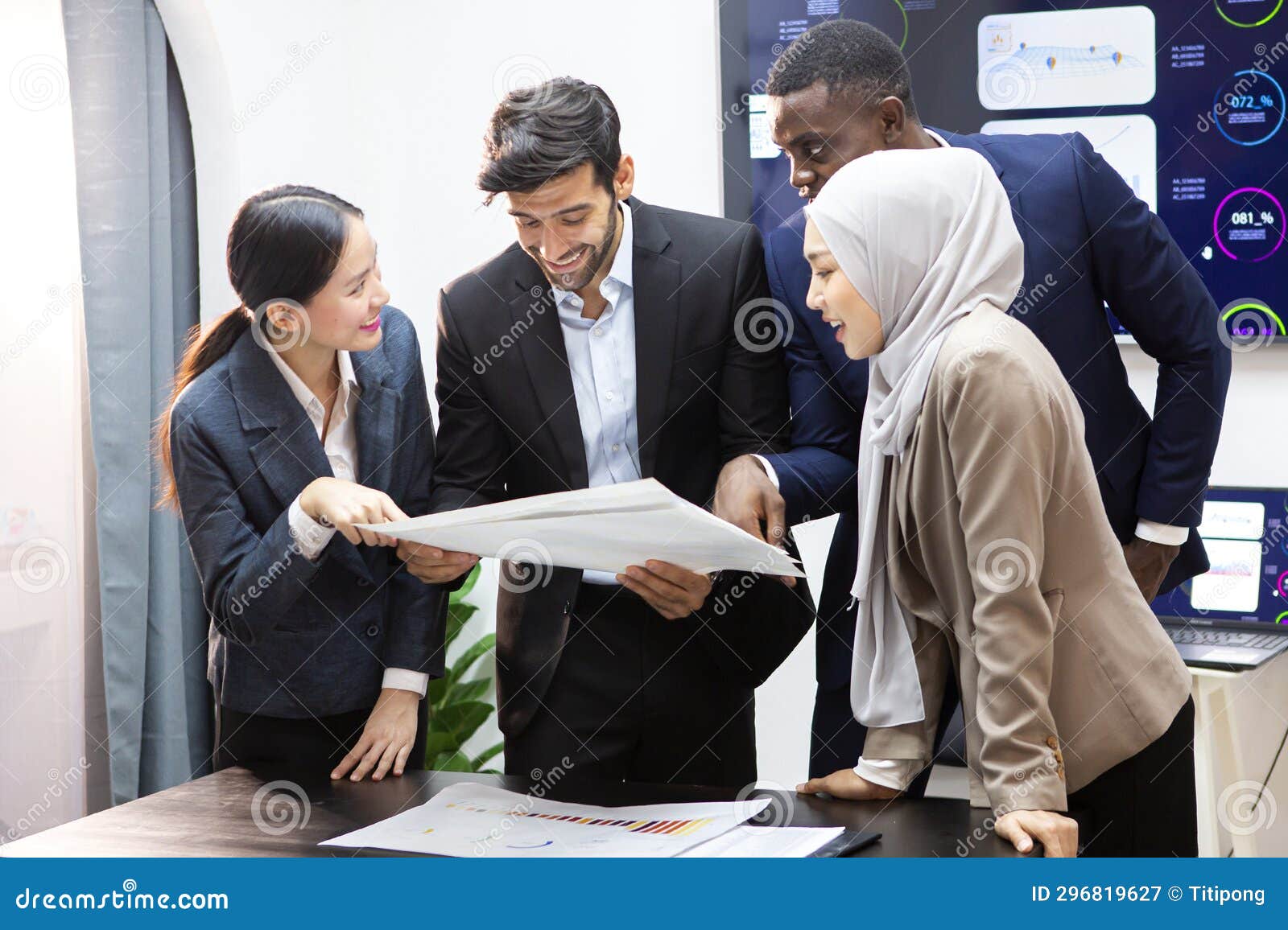 Executives Meet To Plan the Company S Business Plan Stock Image - Image ...