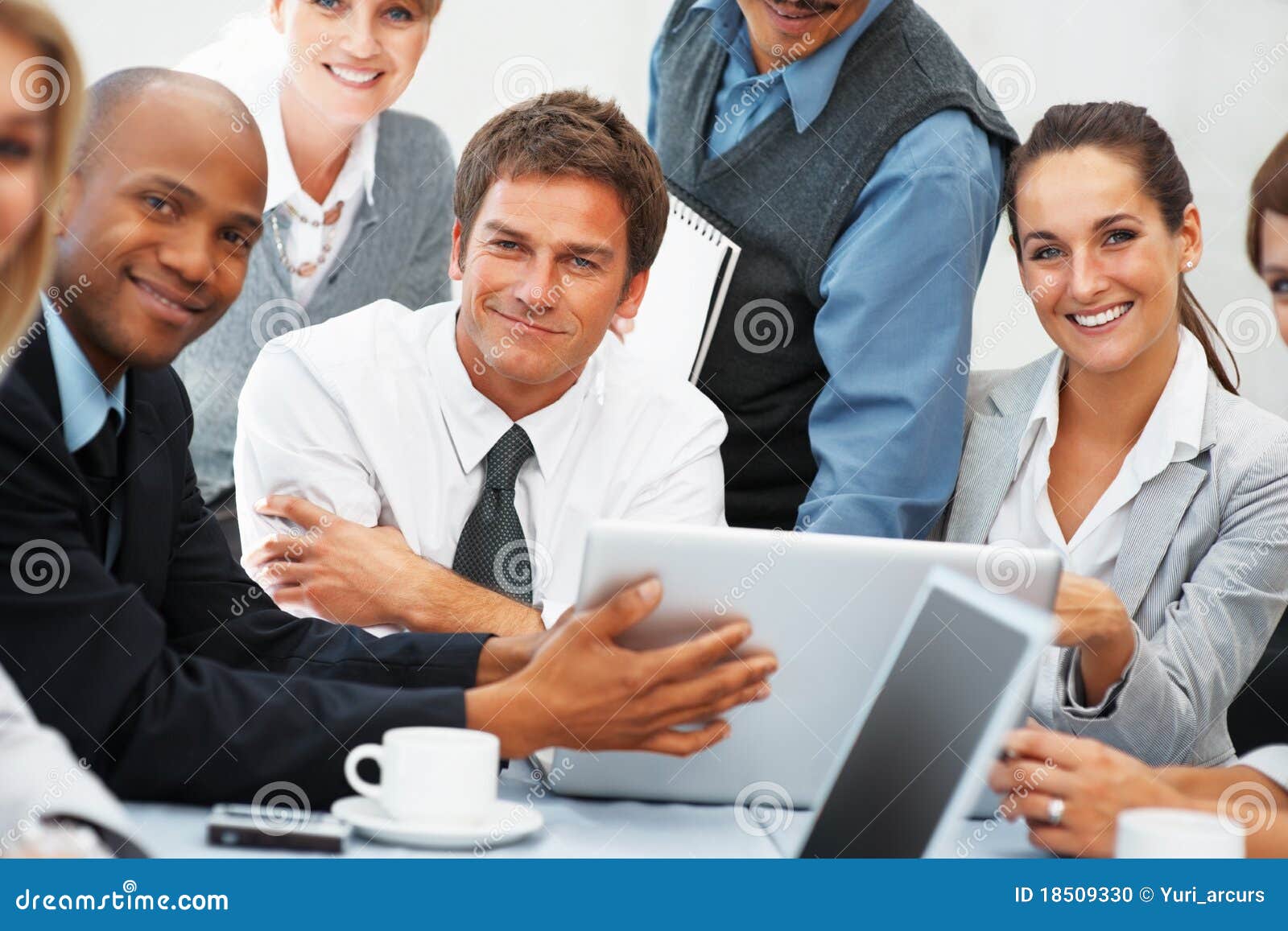 Executives at meeting stock photo. Image of caucasian - 18509330