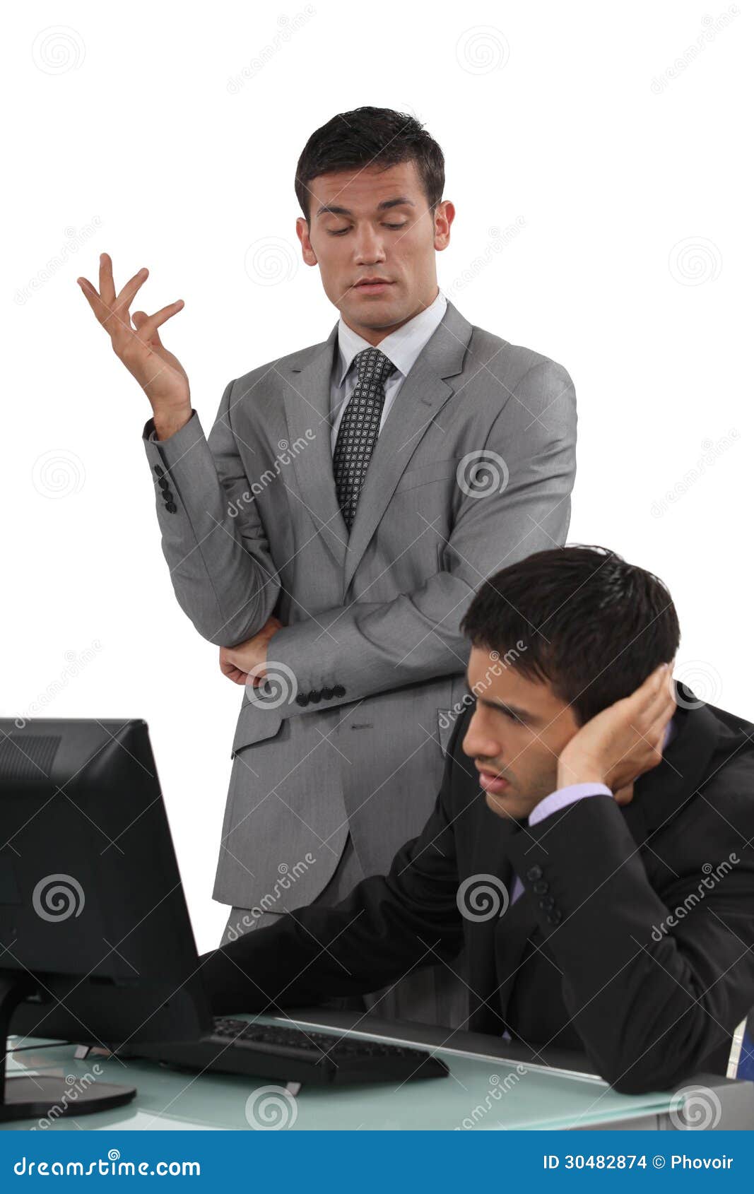 Executives To Discuss Problem Stock Photo - Image of head, people: 30482874