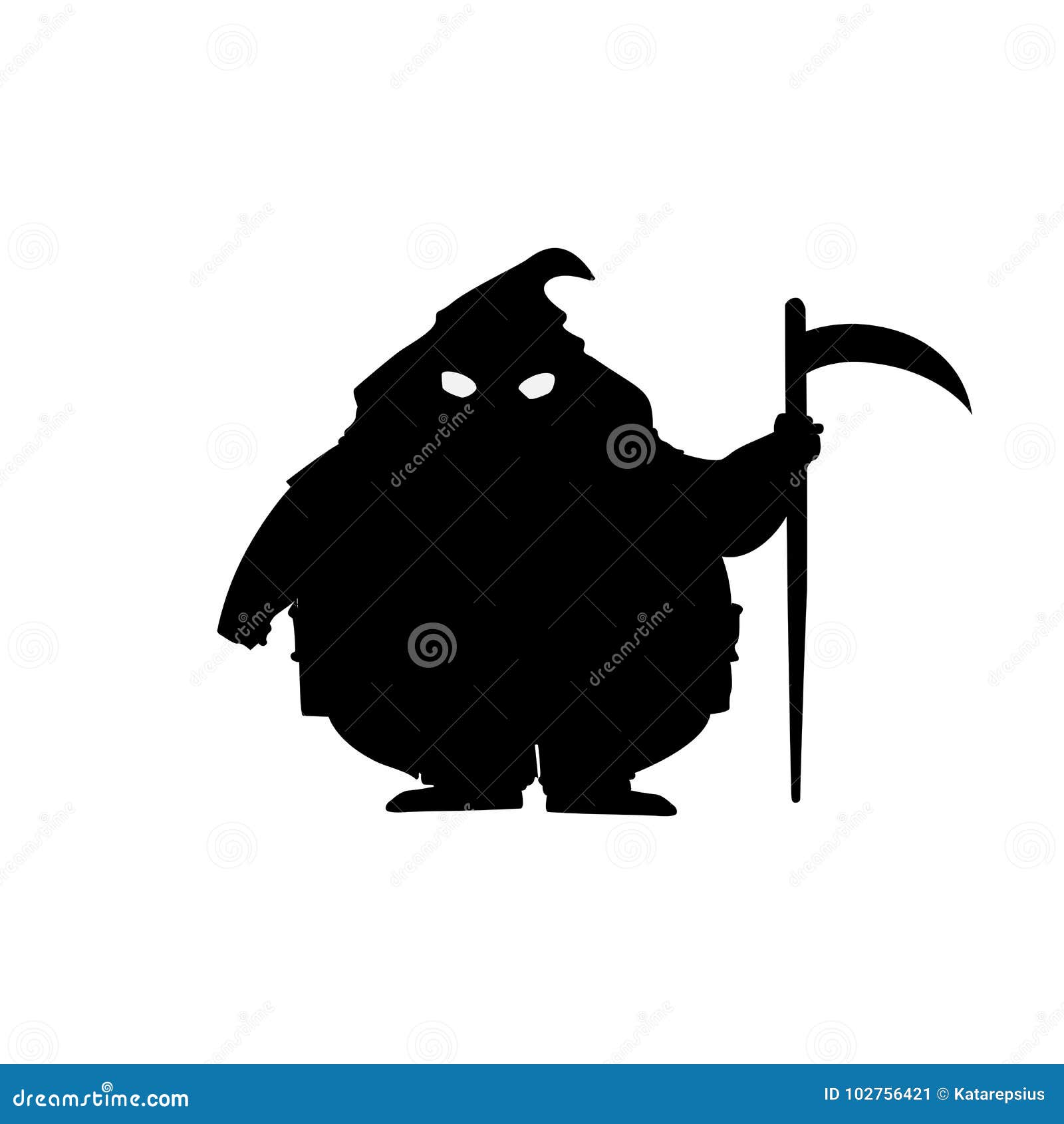 Medieval Executor Or Headman With Sharp Axe And Jester Playing Lute ...