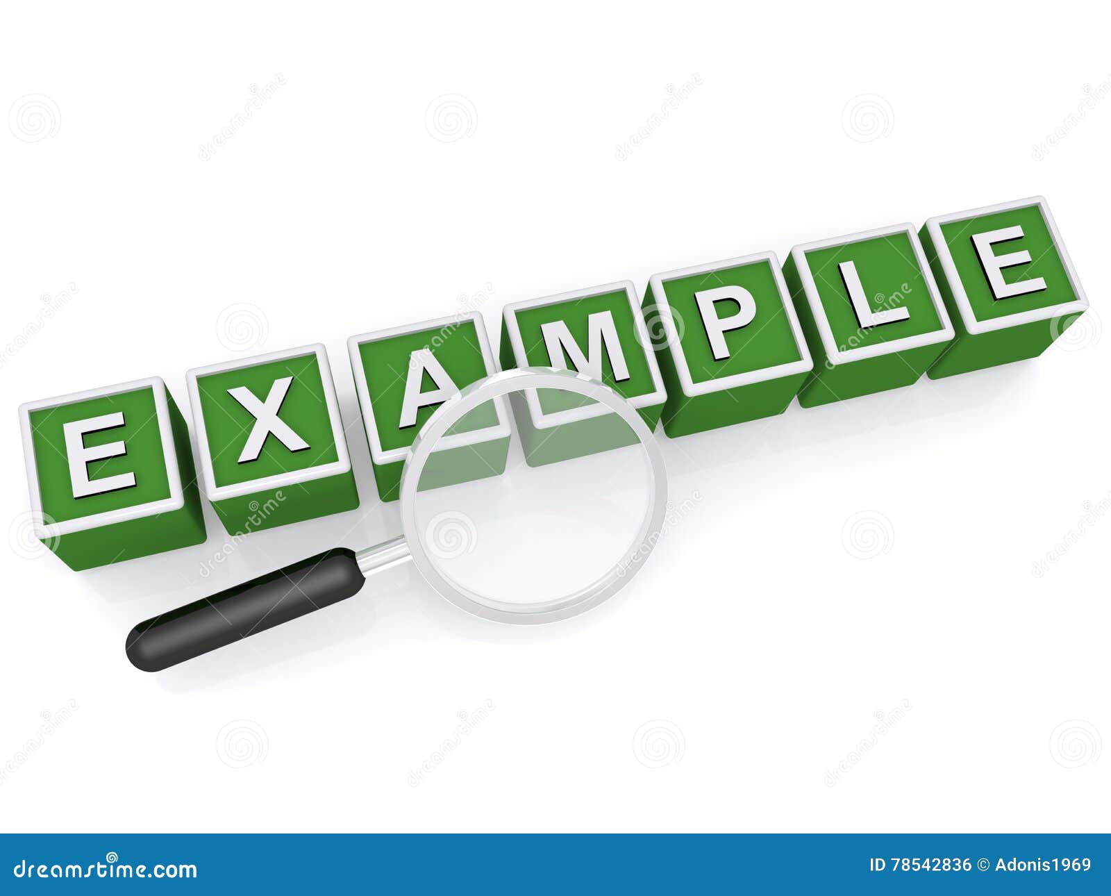Exemple illustration stock. Illustration du magnifier - 78542836