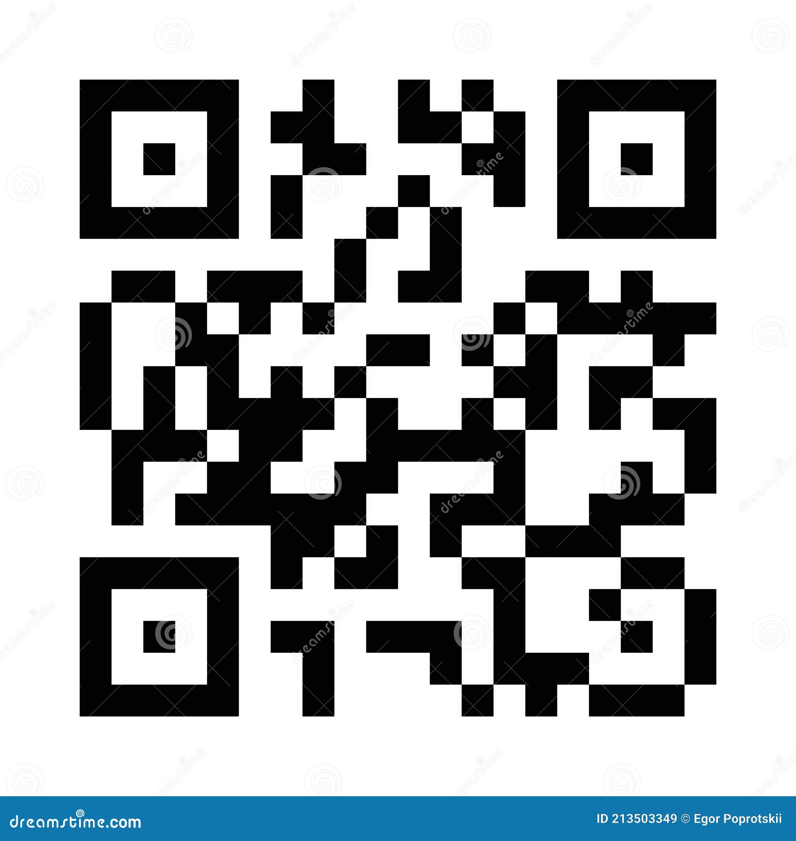 Exemple De Code Qr Pour L'analyse Du Smartphone. Illustration de ...