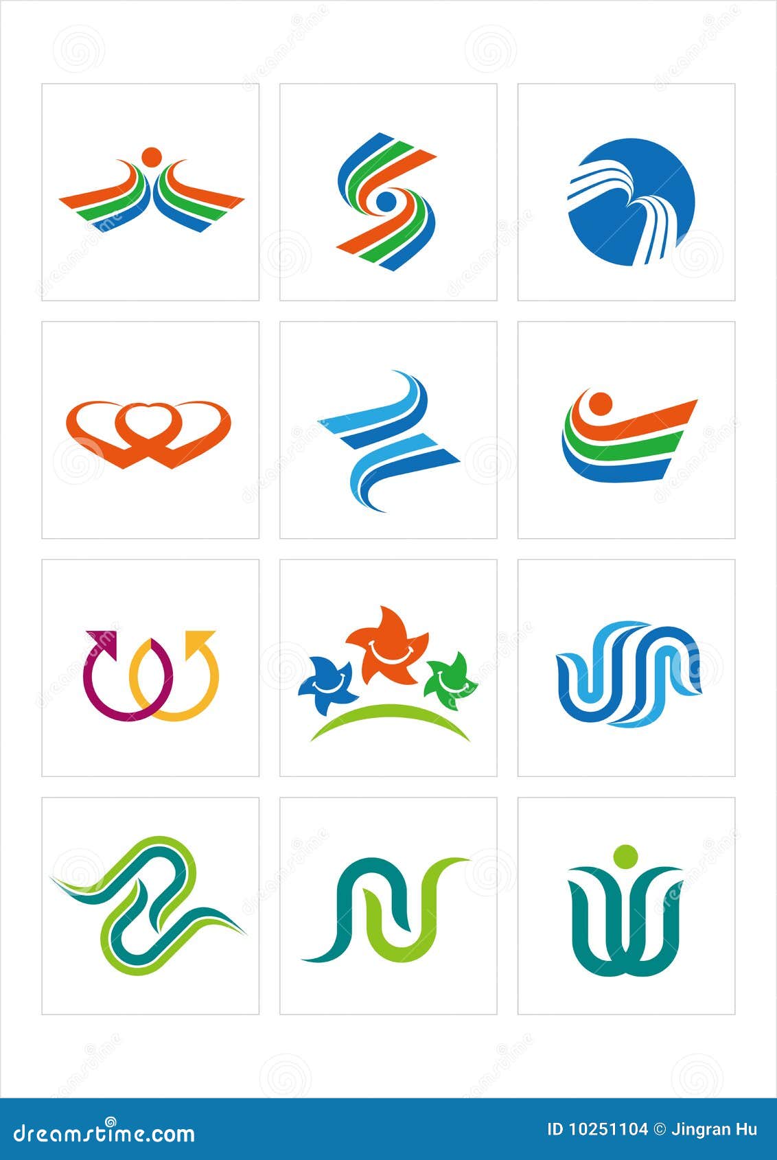 Exemple de logo illustration stock. Illustration du compagnie - 10251104