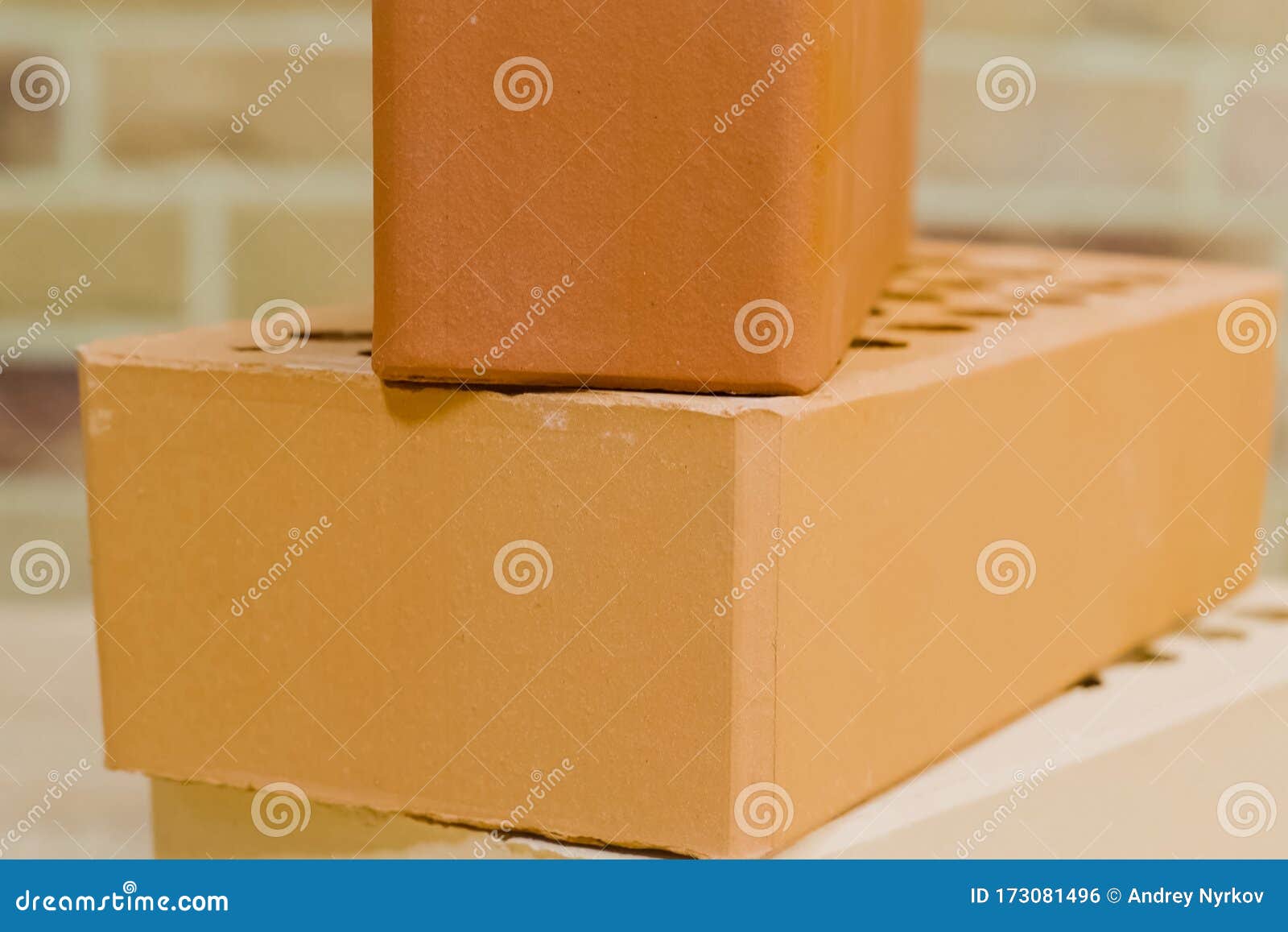 Exemples De Briques Creuses. Produits D'usine Photo stock - Image du ...