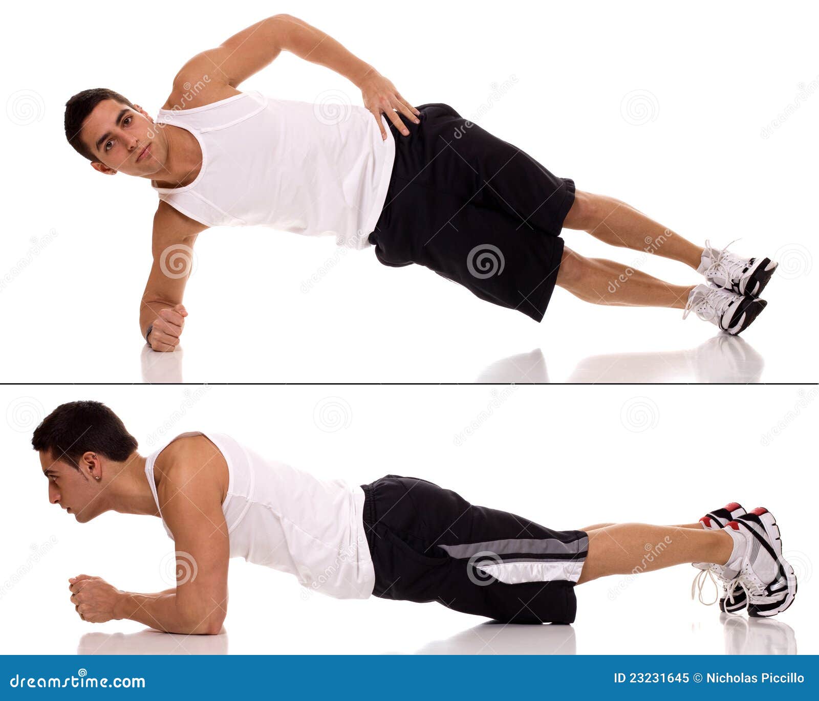 Exercício da prancha imagem de stock. Imagem de ajuste - 23231645