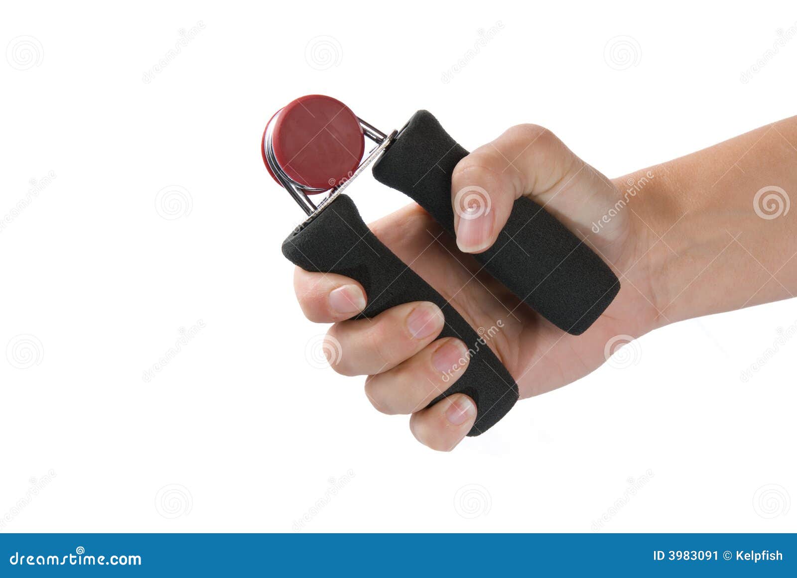 Exercice de main image stock. Image du main, poids, muscles - 3983091