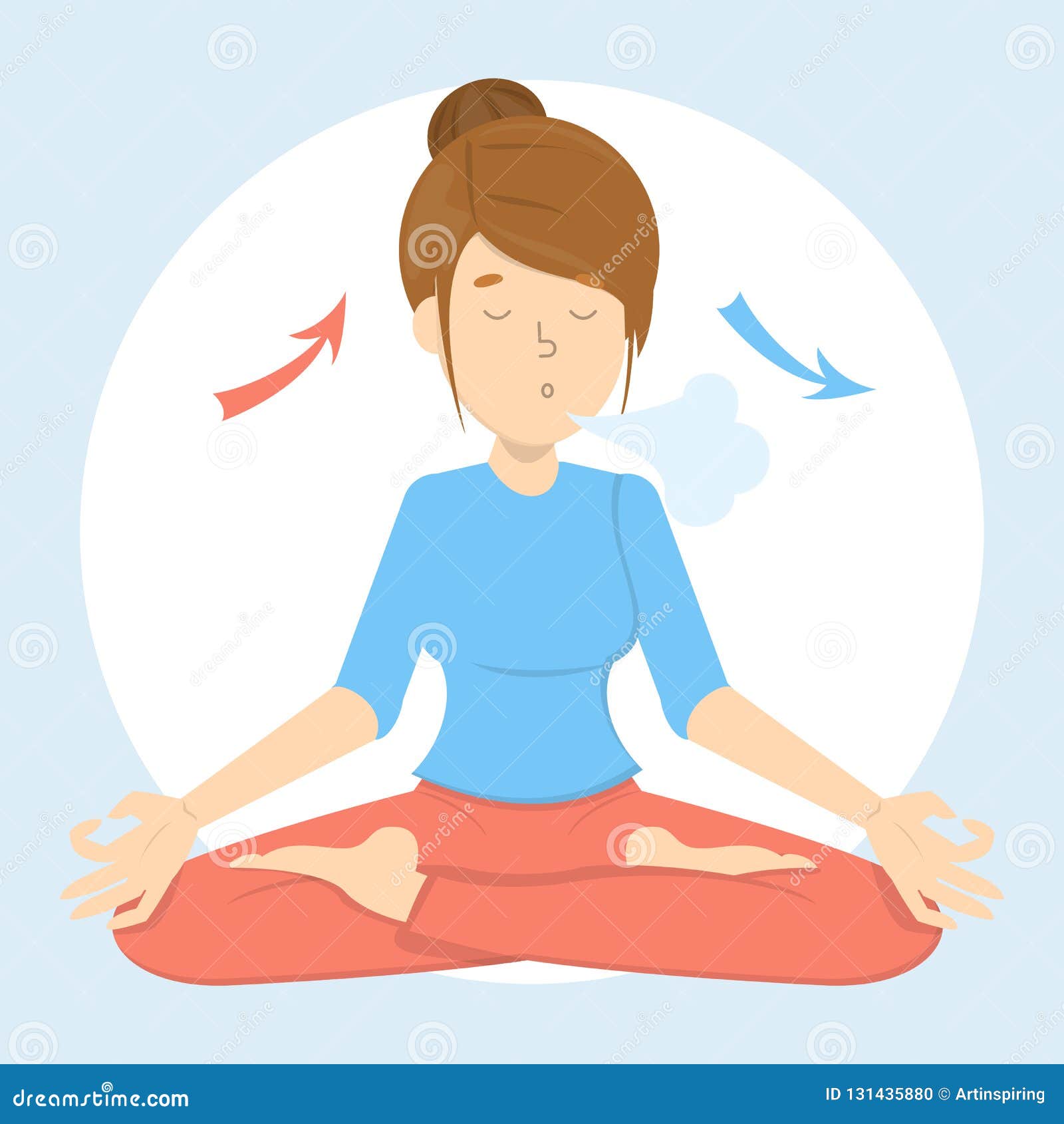 Exercice De Souffle Pour La Bonne Relaxation Respirez Dedans Et ...