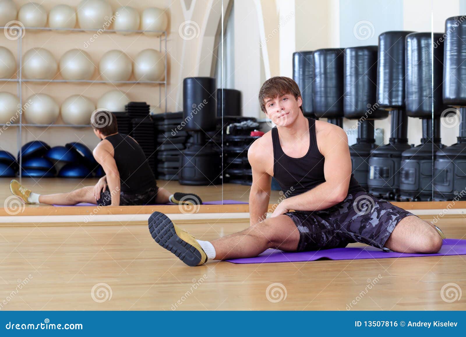 Exercise stock photo. Image of fitness, muscular, healthy - 13507816