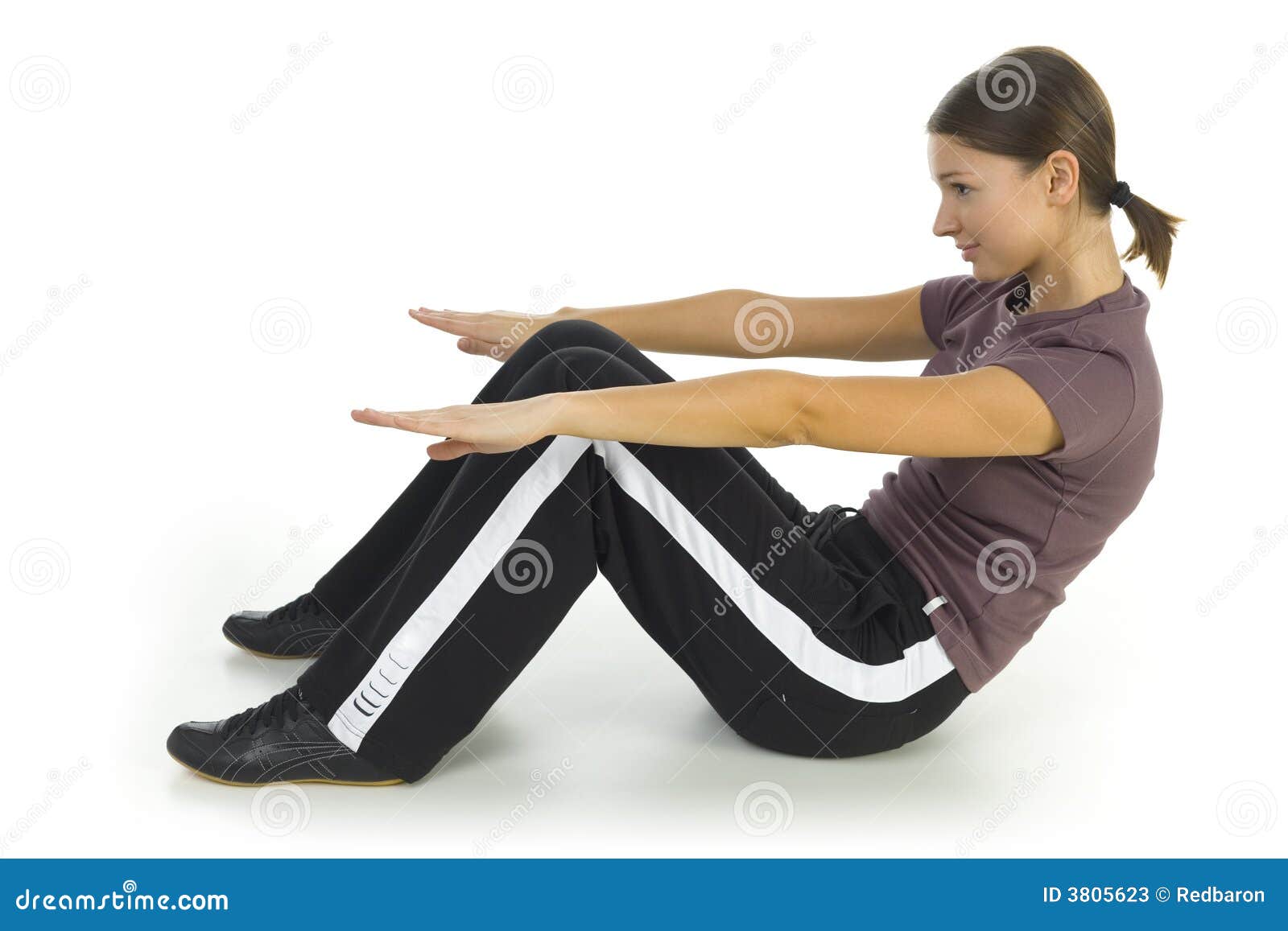 Exercise stock image. Image of happy, sportingly, body - 3805623