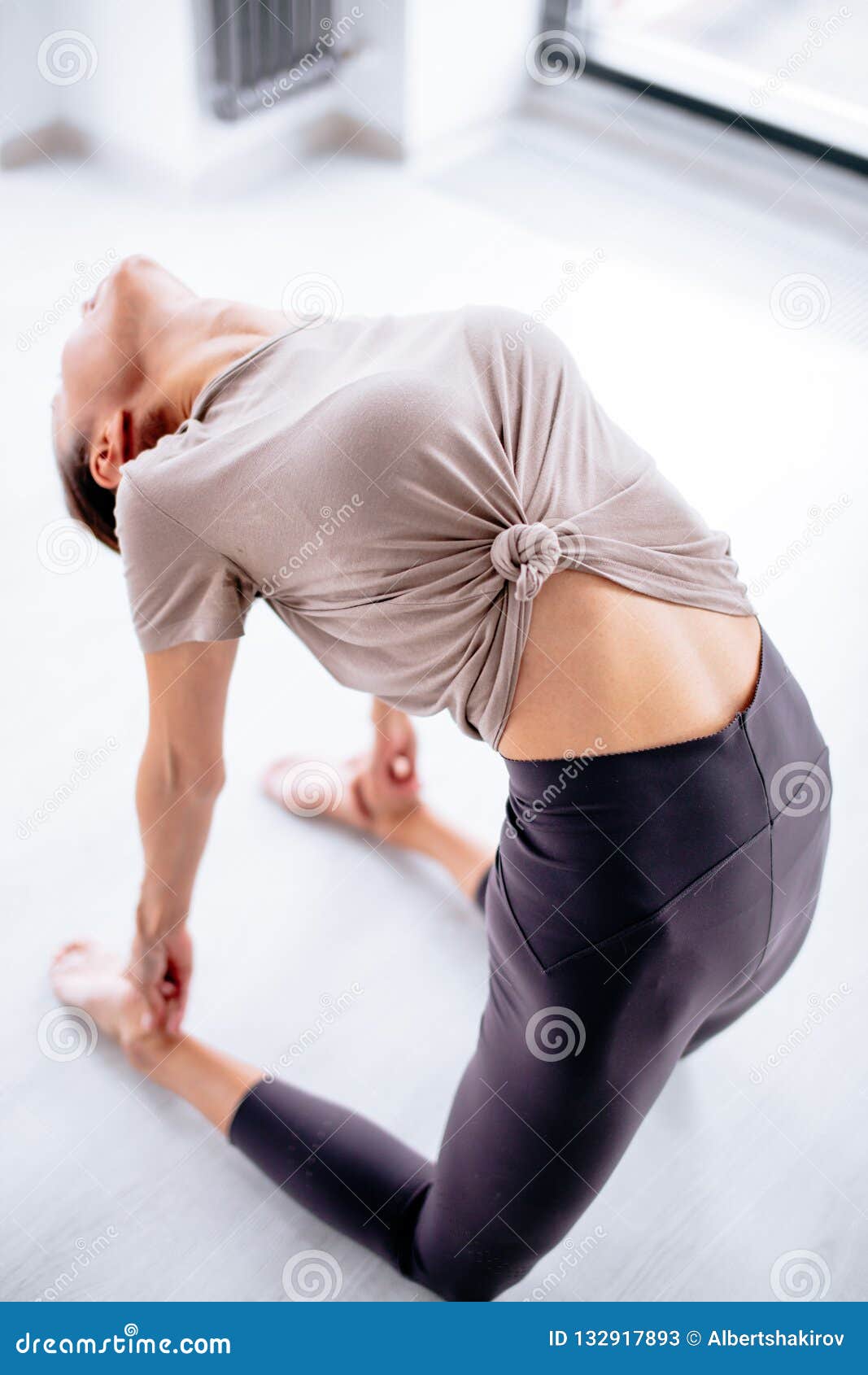 Exercise for Back. Effective Workout for Backache Stock Image - Image ...